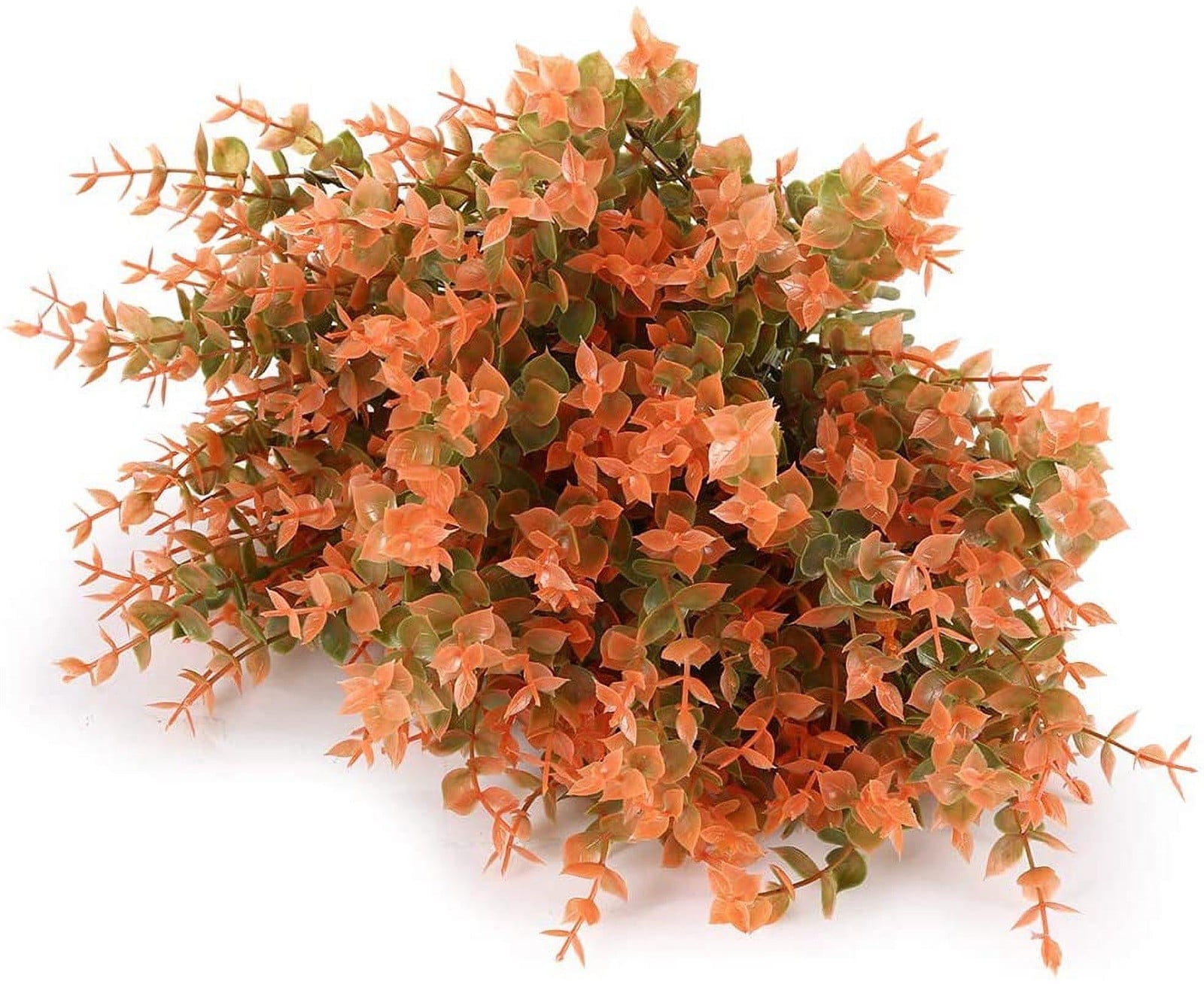 pdqouc 12 Bundles Of Artificial Boxwood Stems Outdoor False Stem Plants ...