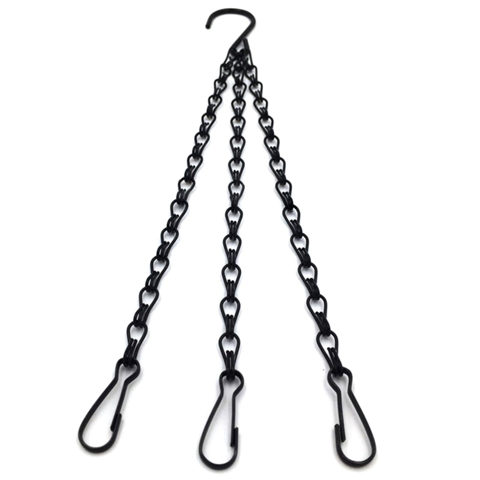 pdqouc 20 inch Long Hanging Plant Chains Flower Pot Hangers with Clips ...