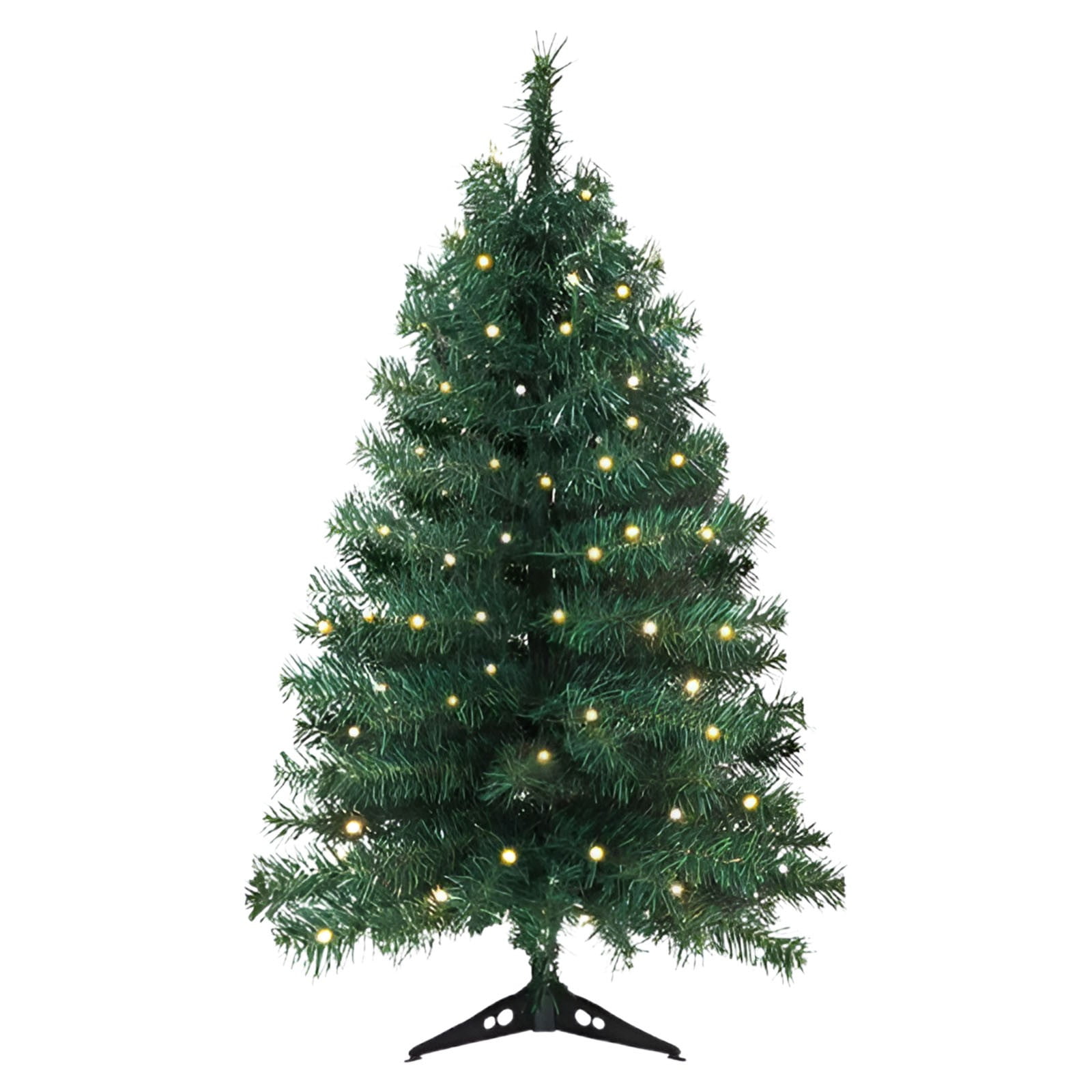pdqouc 23.62 Inch This Artificial Christmas Spruce Tree Comes Pre Lit ...