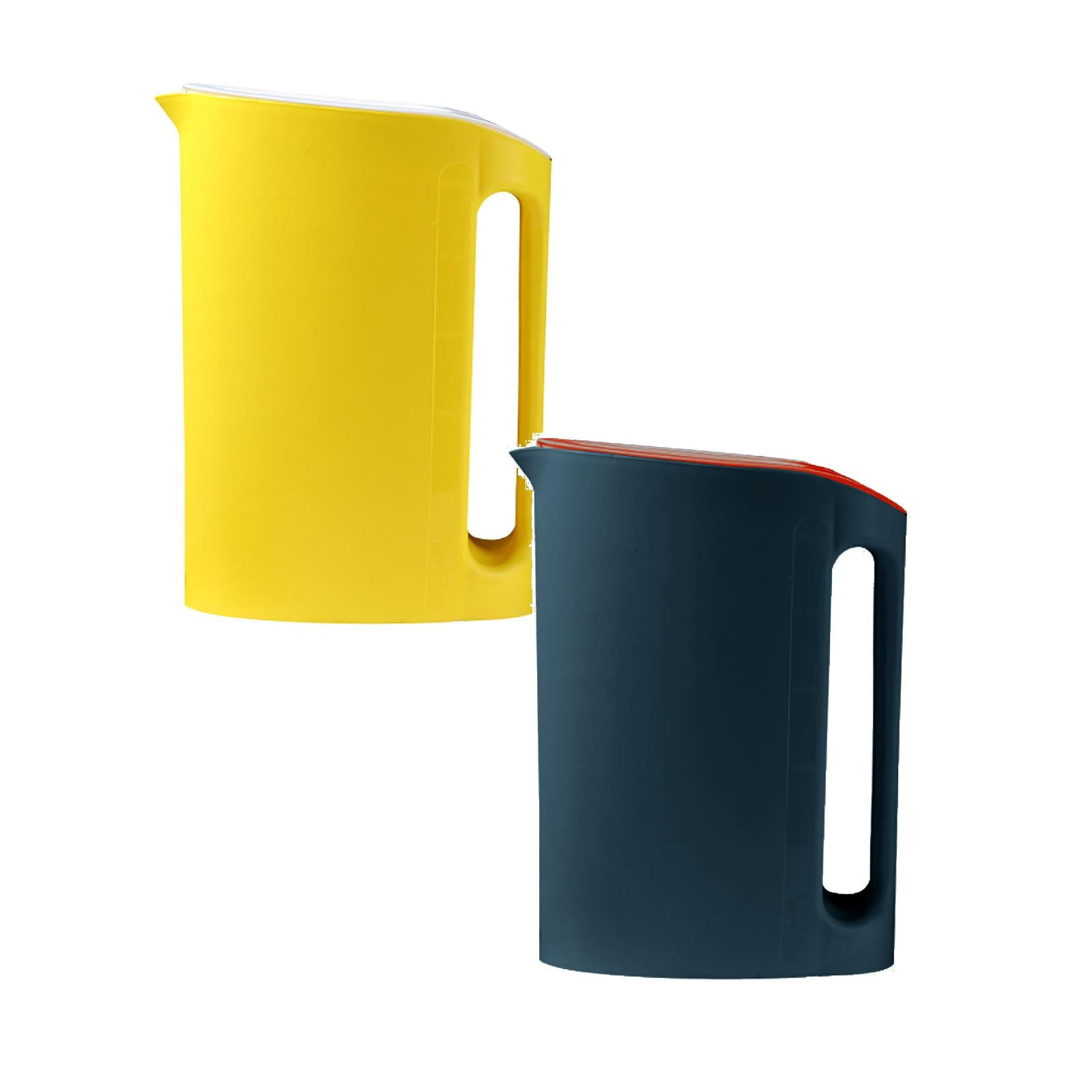 pdqouc 2PCS 2200ml Water Pitcher With Lid | Hot/Cold Drink Pitcher ...