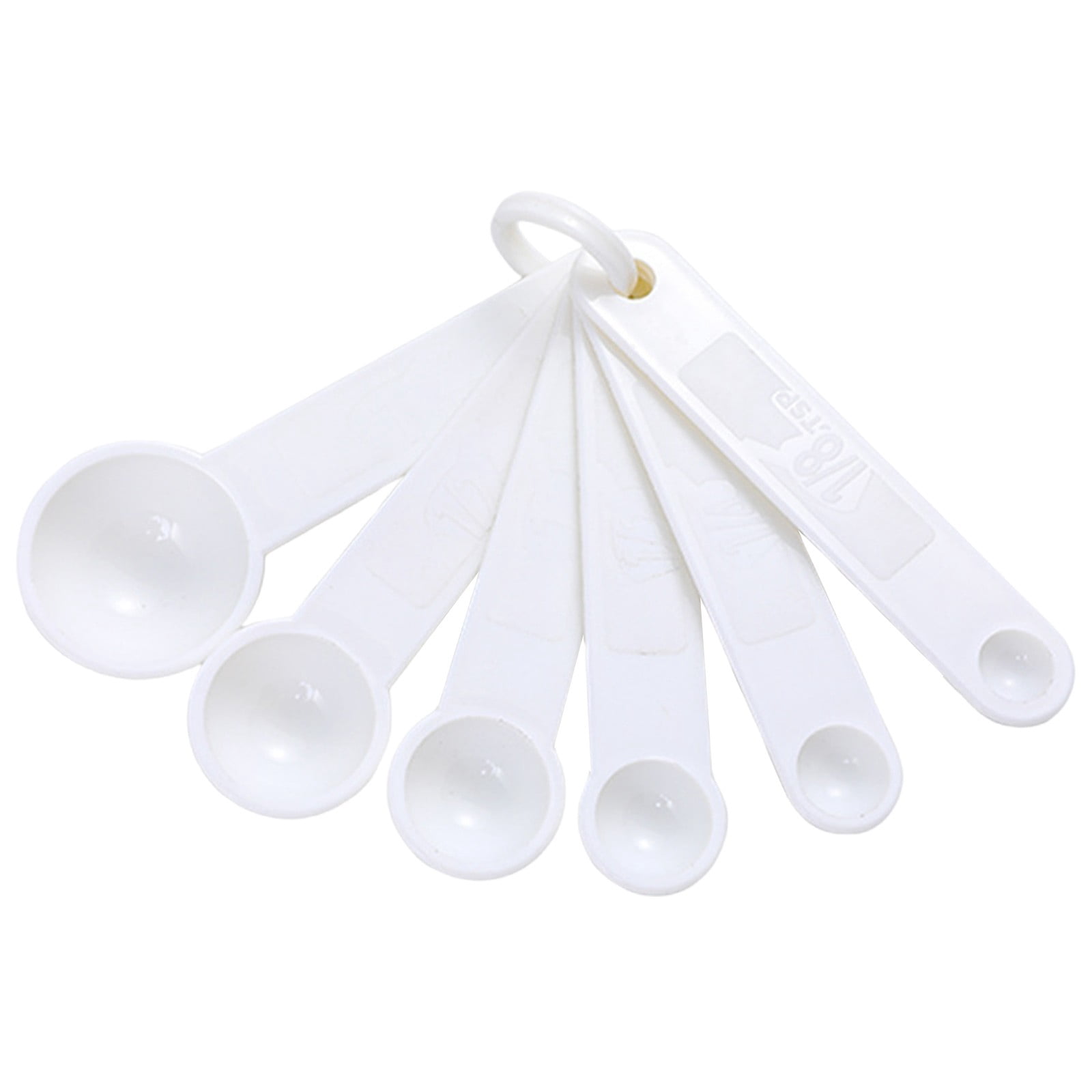 pdqouc 5-Piece Measuring Spoon Set with Dual-Sided Graduated Markings ...