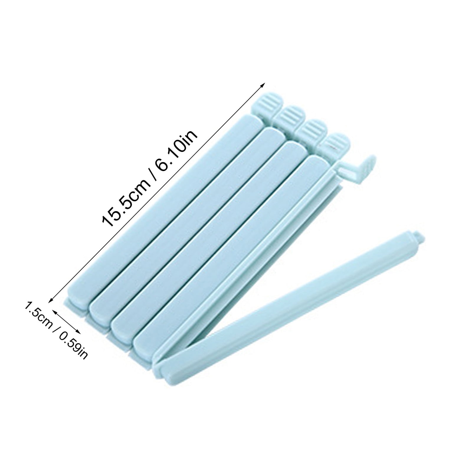 pdqouc 5PCS Long Plastic Clip Food Bag Sealing Artifact Sealing Clip ...