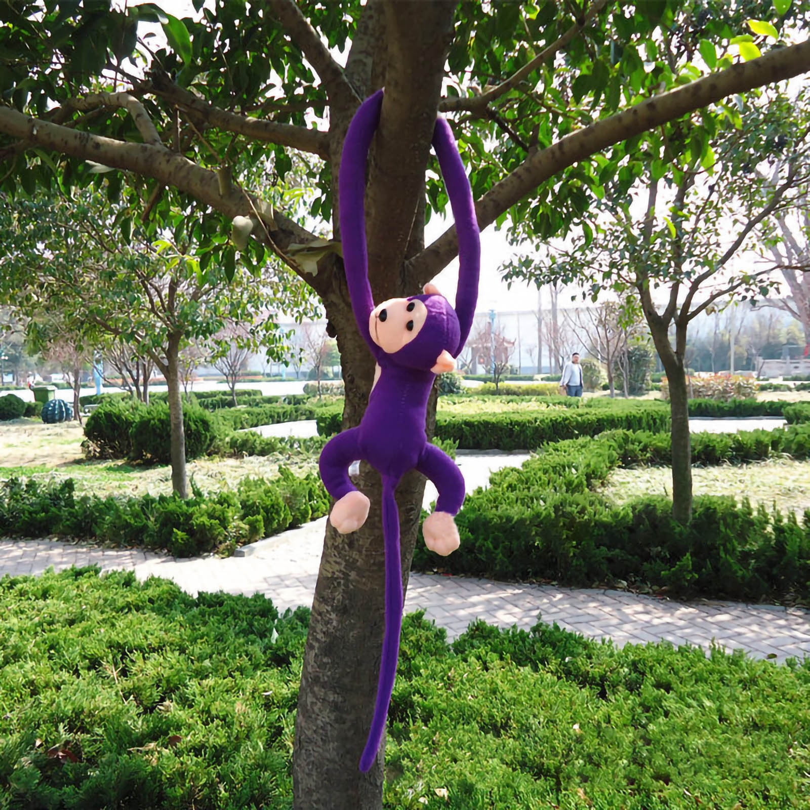 pdqouc 60cm Kawaii Long Arm Tail Monkey Stuffed Doll Plush Curtains ...