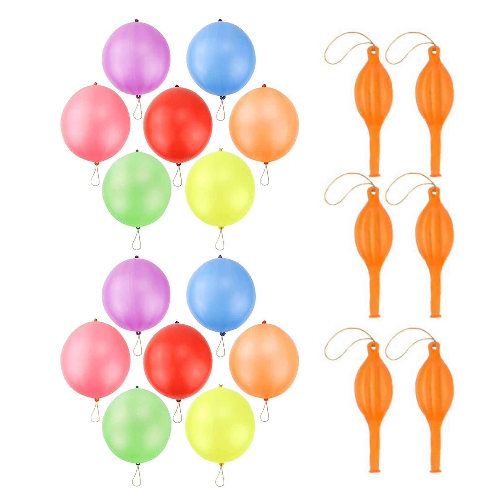 pdqouc 8g 18 Inch Racquet Ball Collision Elastic Latex Ball Balloon Toy ...