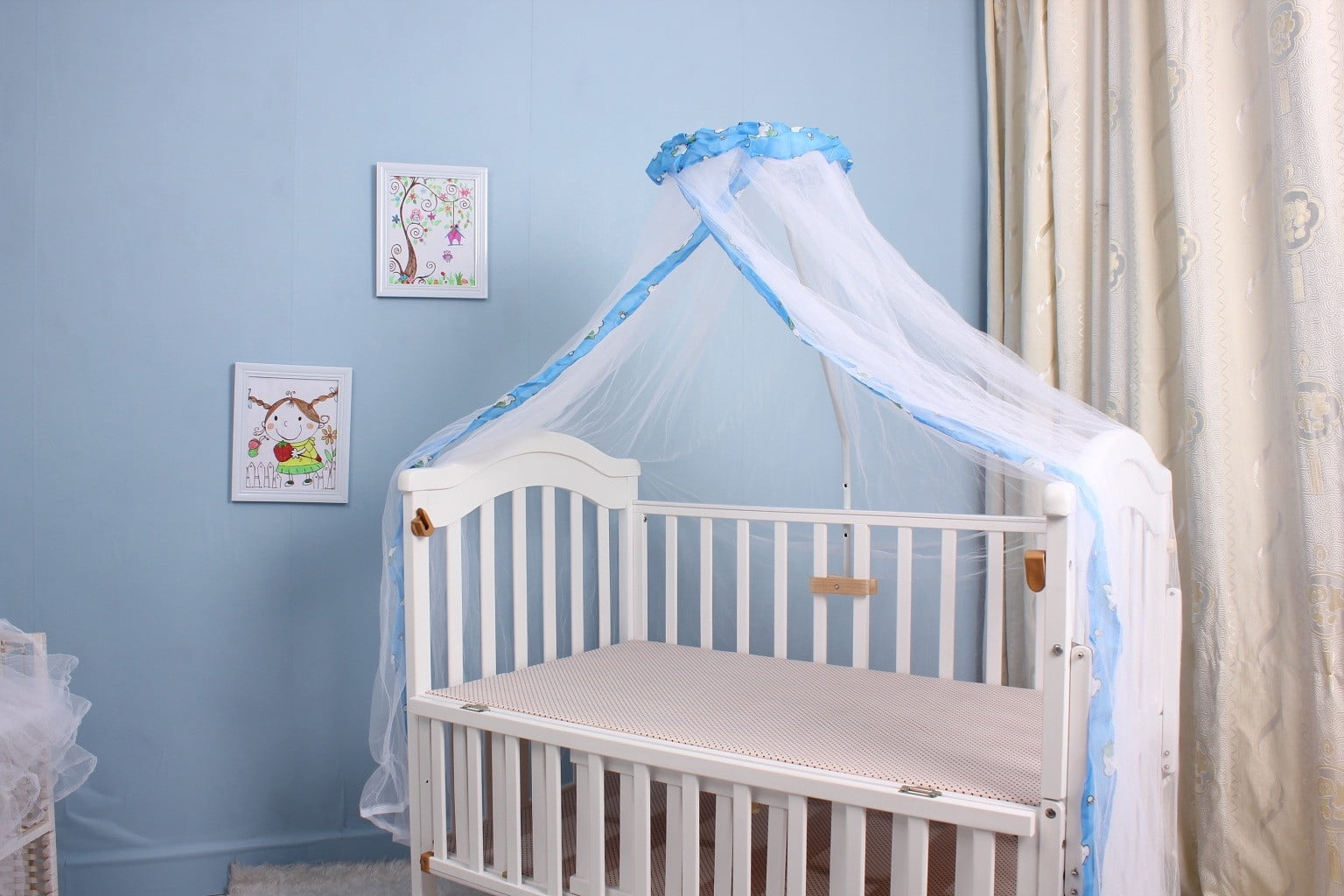 pdqouc A World Reflections for A Christmas Summer Baby Bed M osquito ...