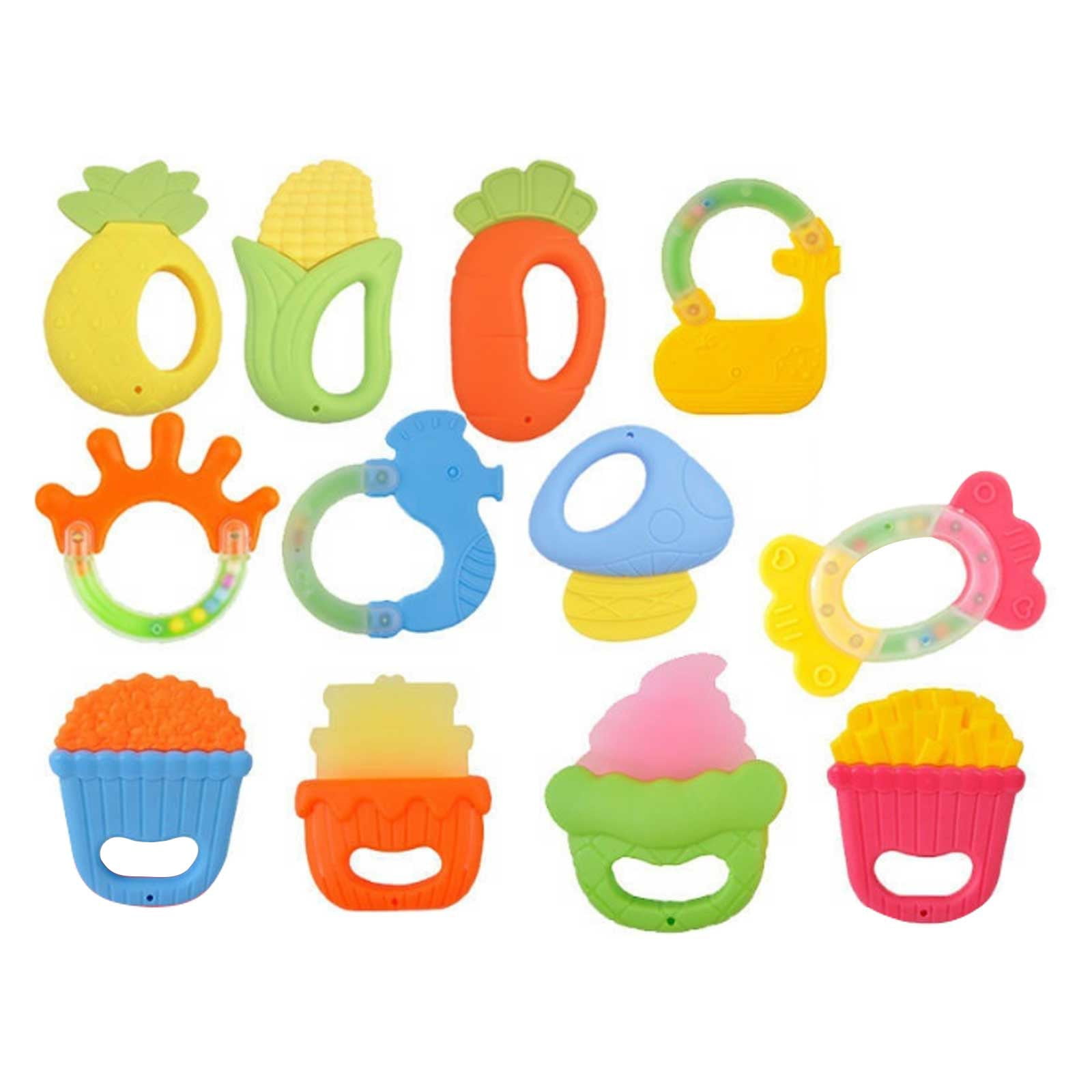 pdqouc Bath Farm Animals Baby Male and Female Children Hand Cranked ...