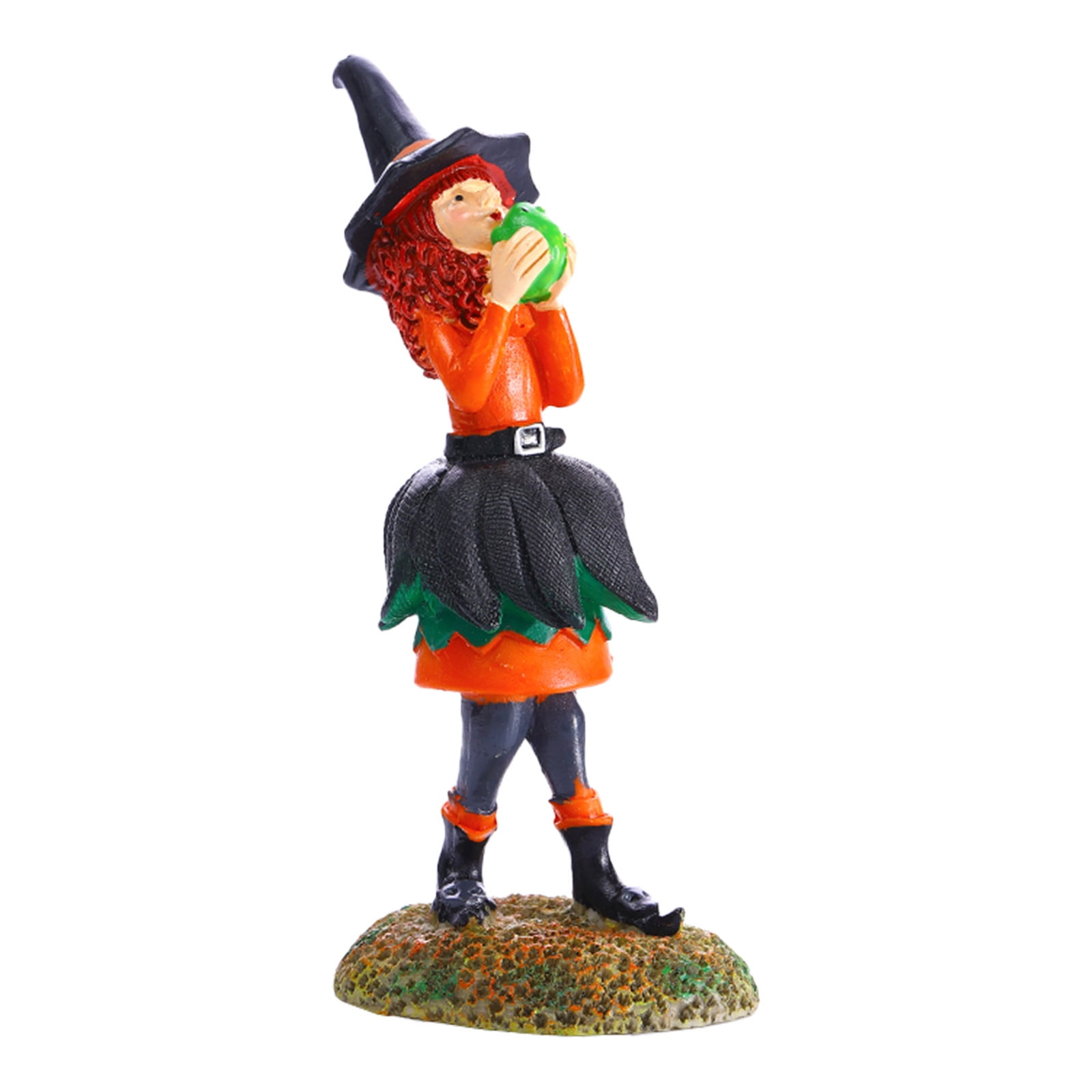 pdqouc Charming Witch Dolls Handmade Beautiful Witch Figurine Mini Toy ...