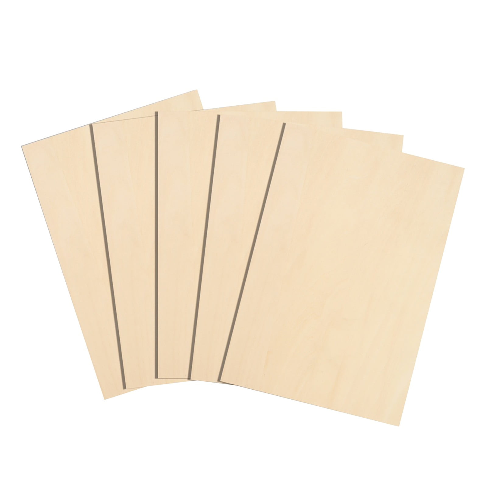 pdqouc Clearance 5pcs Blank DIY Wood Panels 30X20cm Cut Decorative Wood ...