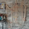 Jlong Fishing Net Decoration Fish Netting With Seashell Decor Nautical ...
