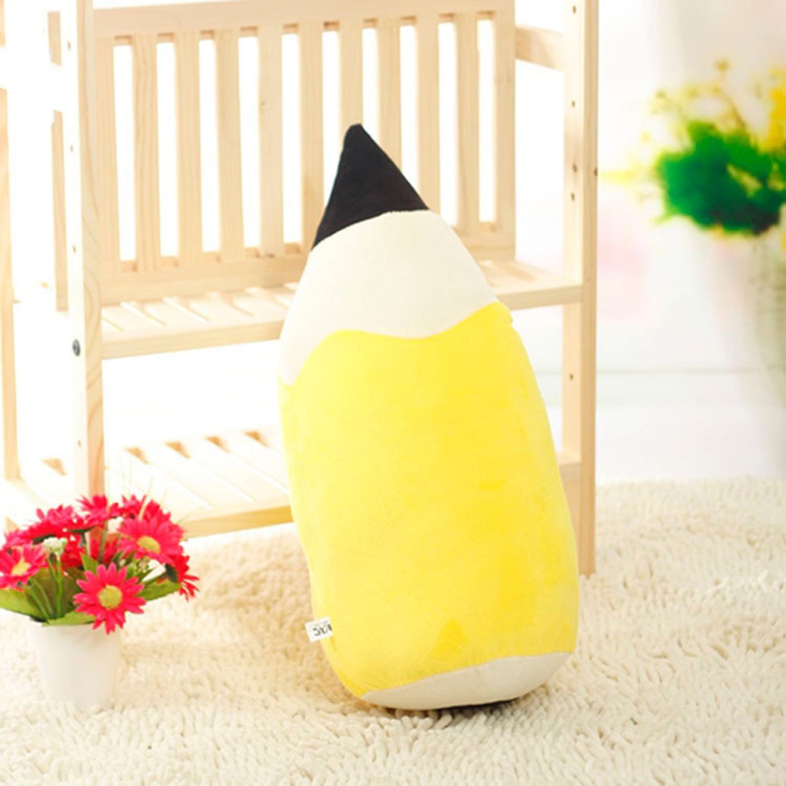 pdqouc Creative Large Pencil Toys Cute Soft Pencil Plush Pillow Cushion ...