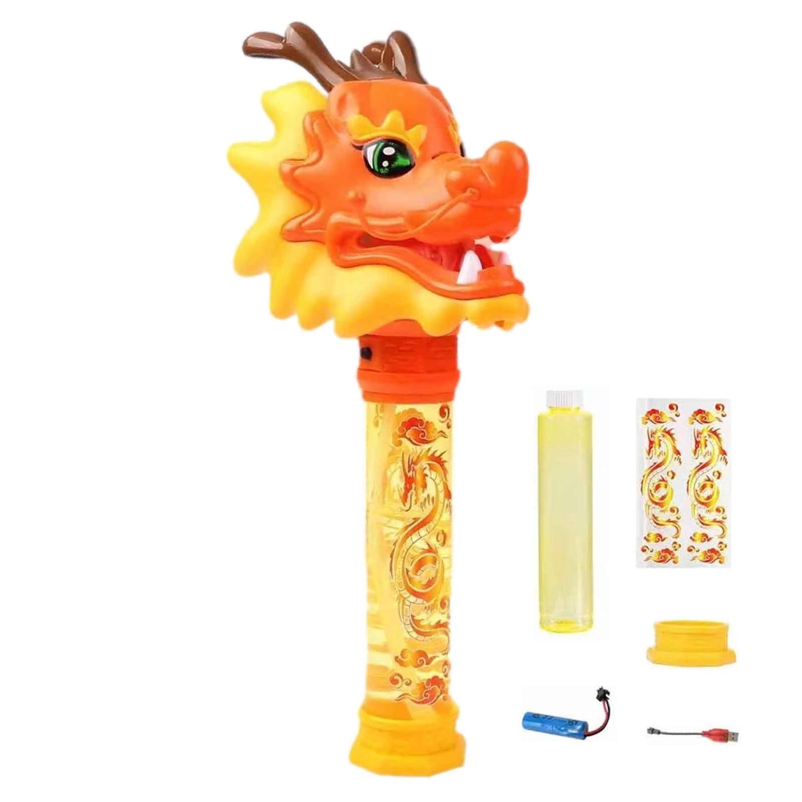 pdqouc Dance Dragon Bubble Machine Cartoon Bubble Wand Bubble Makers ...