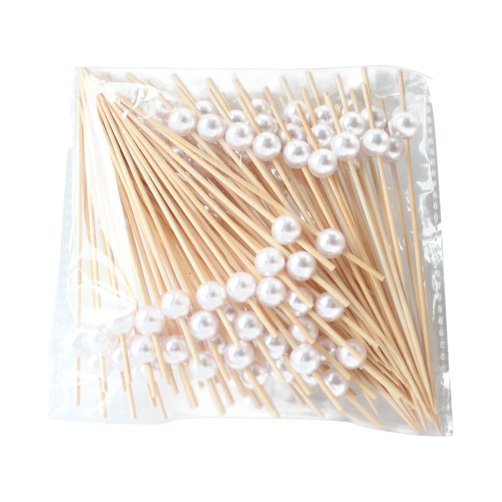pdqouc Disposable Creative Toothpicks, 100PCS Bamboo Cocktail Picks ...