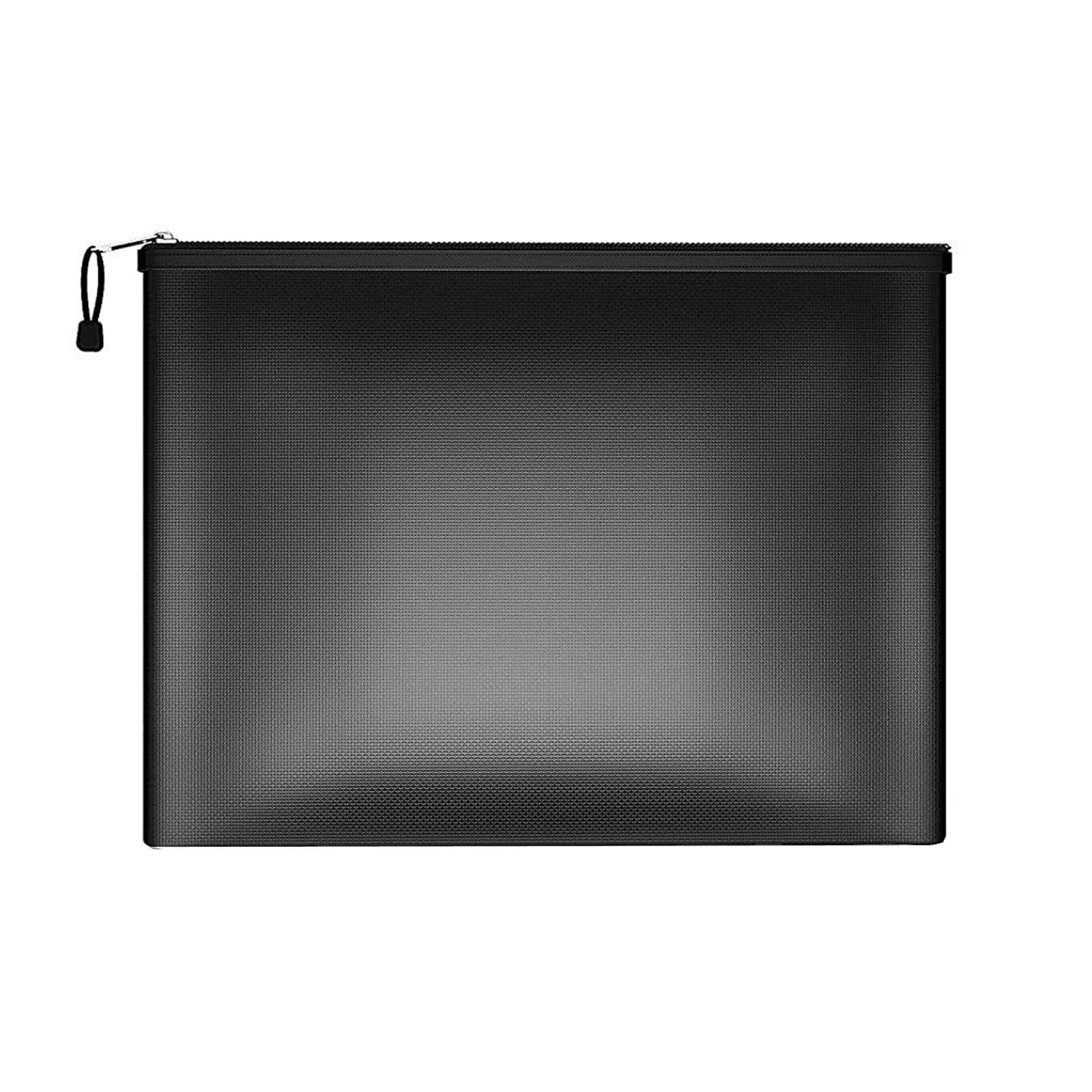 pdqouc Fireproof Waterproof Document Bag with Zipper, 13.4"x9.4 ...