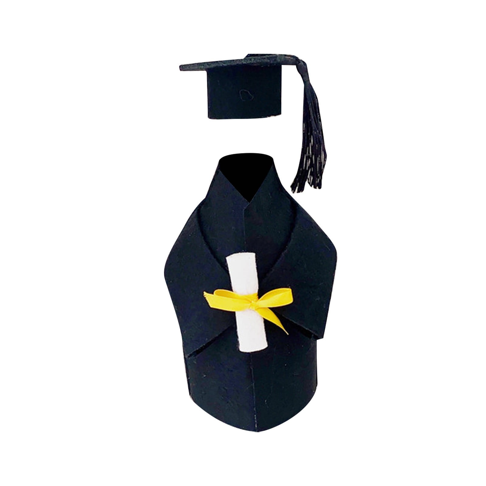 pdqouc Graduation Wine Coat Bottle Covers Sets, Graduation Gown and ...