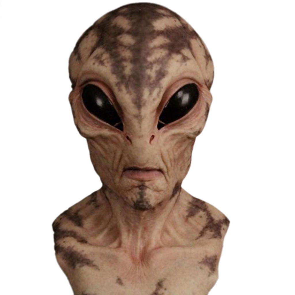 pdqouc Halloween Alien Photo Taking Face Head Decor Party Supplies ...