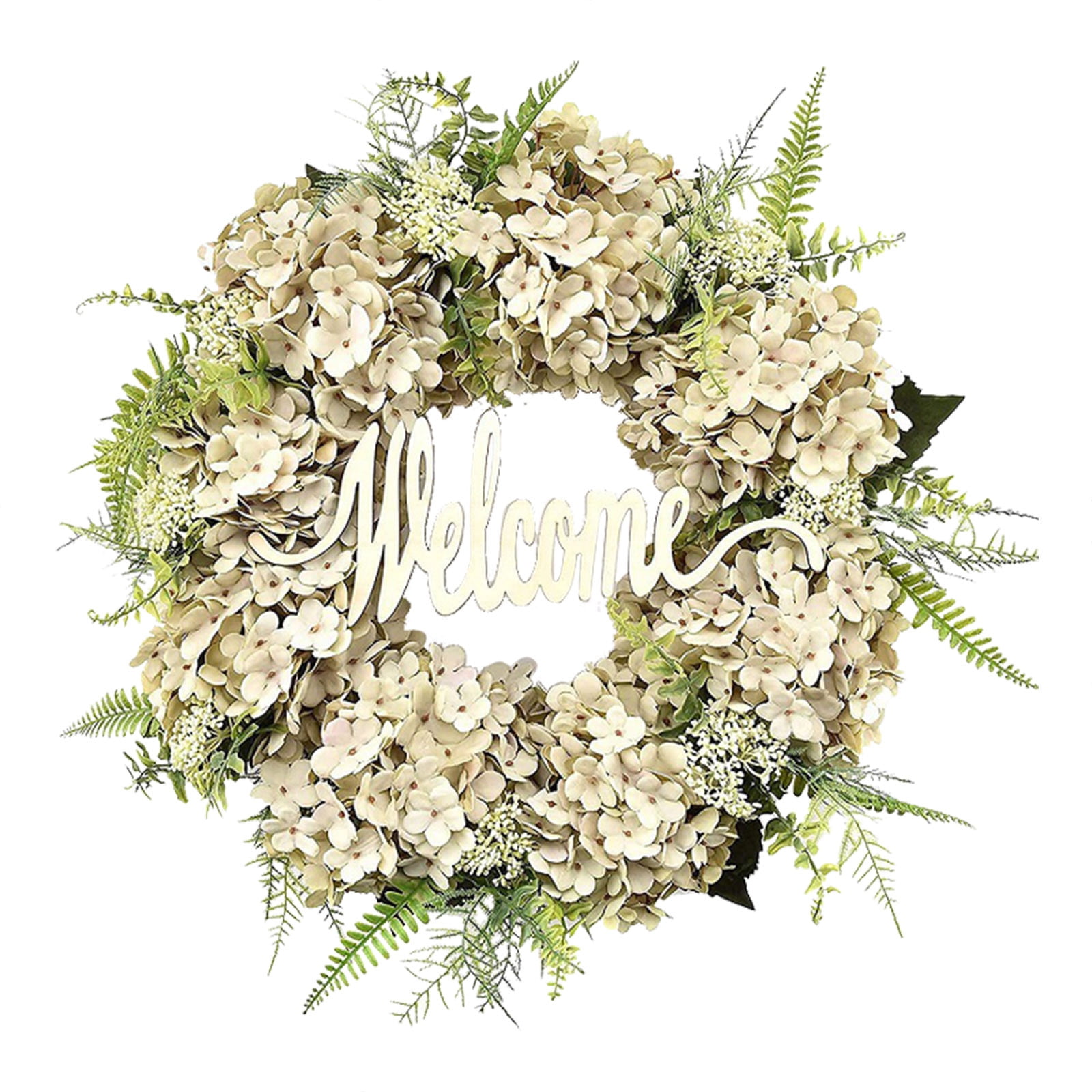 pdqouc Imitation Garland Door Decoration Stylish Hydrangea Garland ...