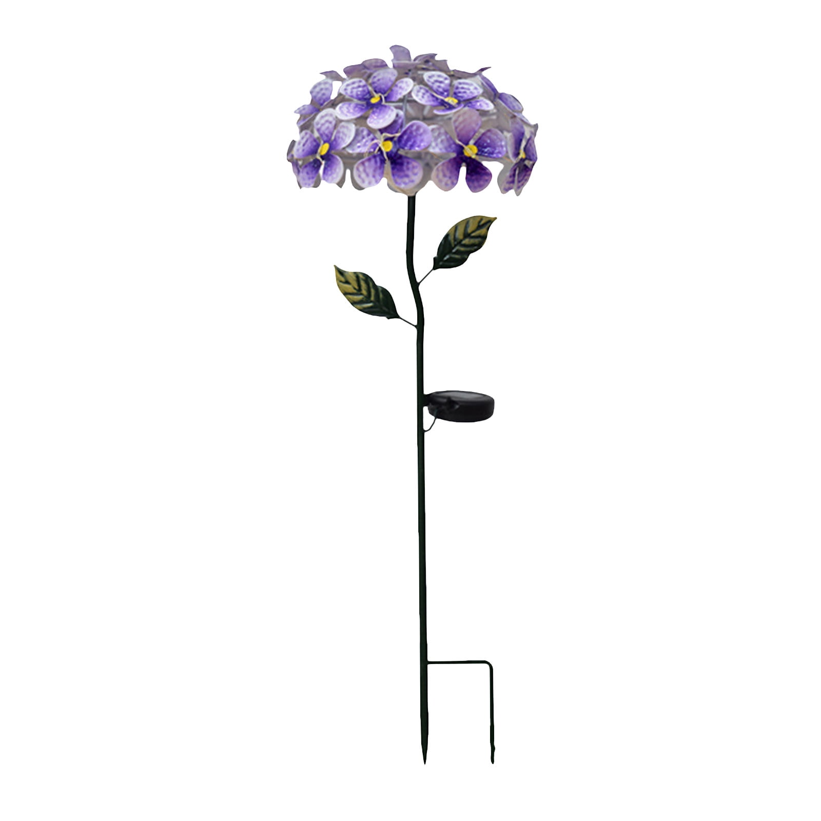 pdqouc LED Solar Hydrangea Flower Lamp, Solar Pathway Lights, Ground ...