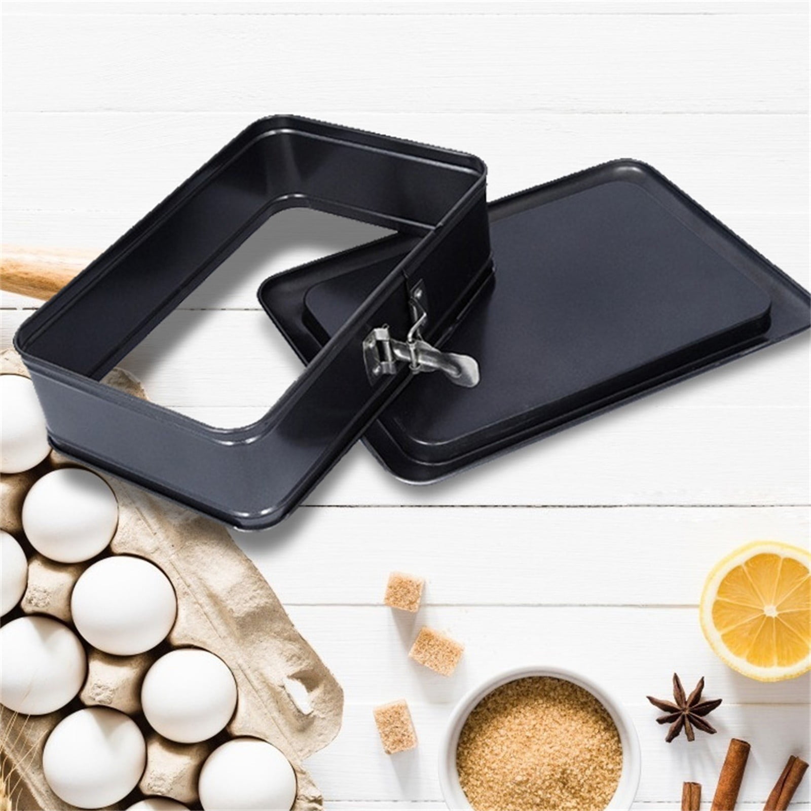 pdqouc Non-Stick Cheesecake Pan Springform Pan Rectangle Cake Pan with ...