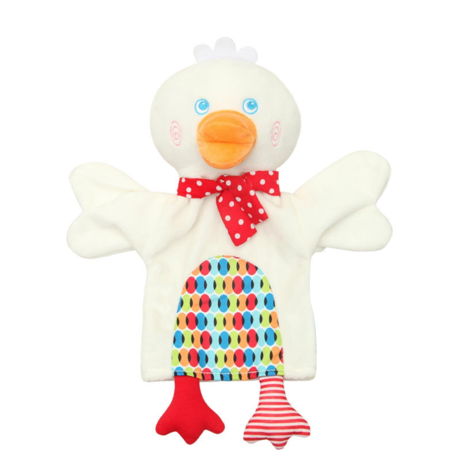 pdqouc Plush Toy Kids Hand Puppets Role Play Finger Puppet Realistic ...