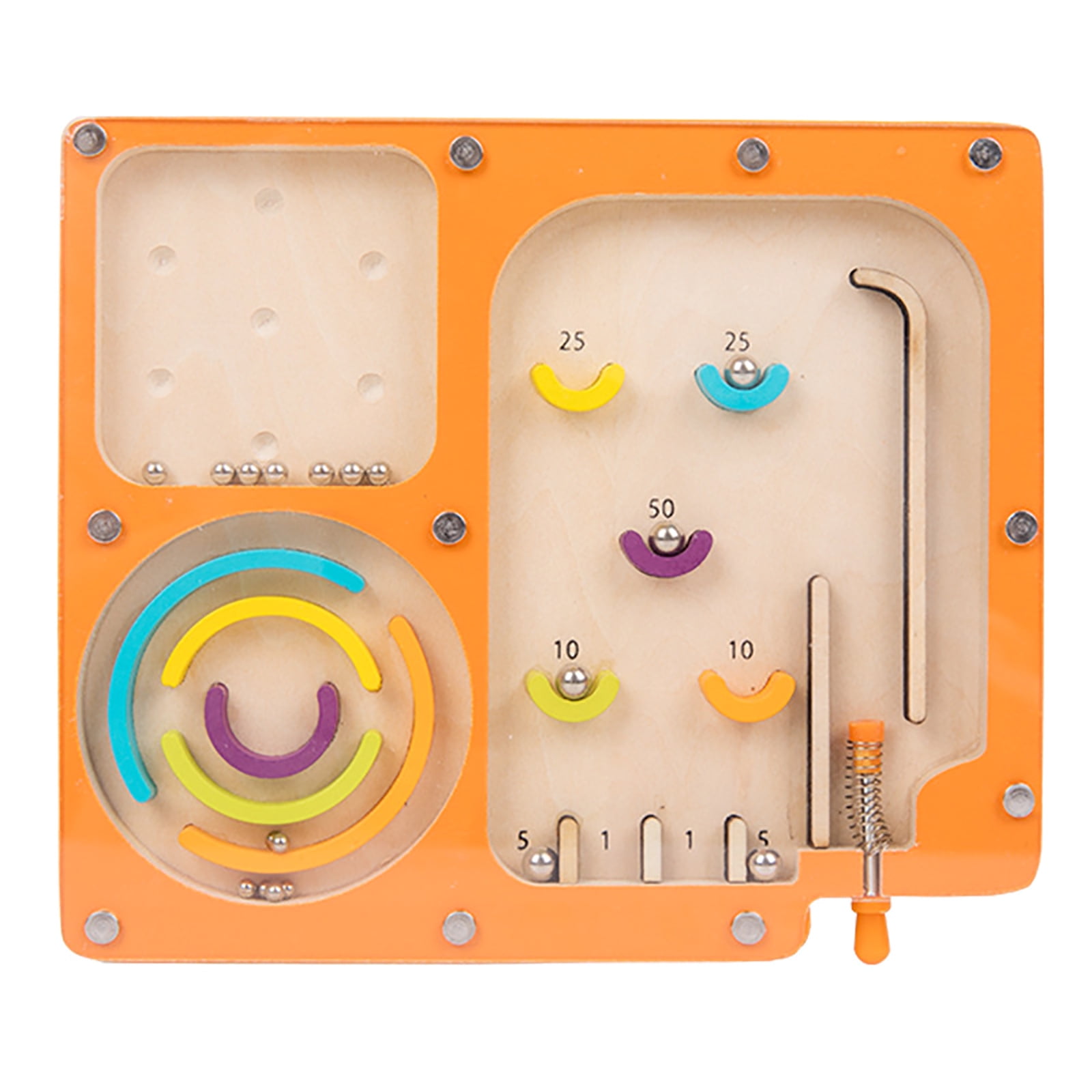 pdqouc Portable Children's Maze Ball Game Kids Educational Toys Parent ...