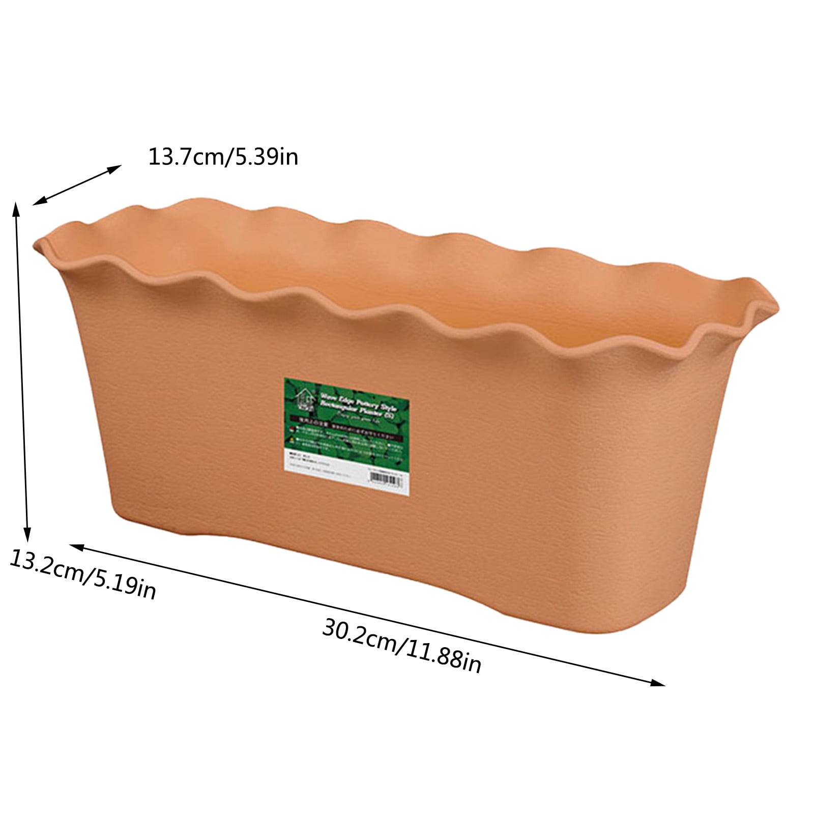 pdqouc Rec Planter Window Boxes Planters Rectangular Large Window Sill ...