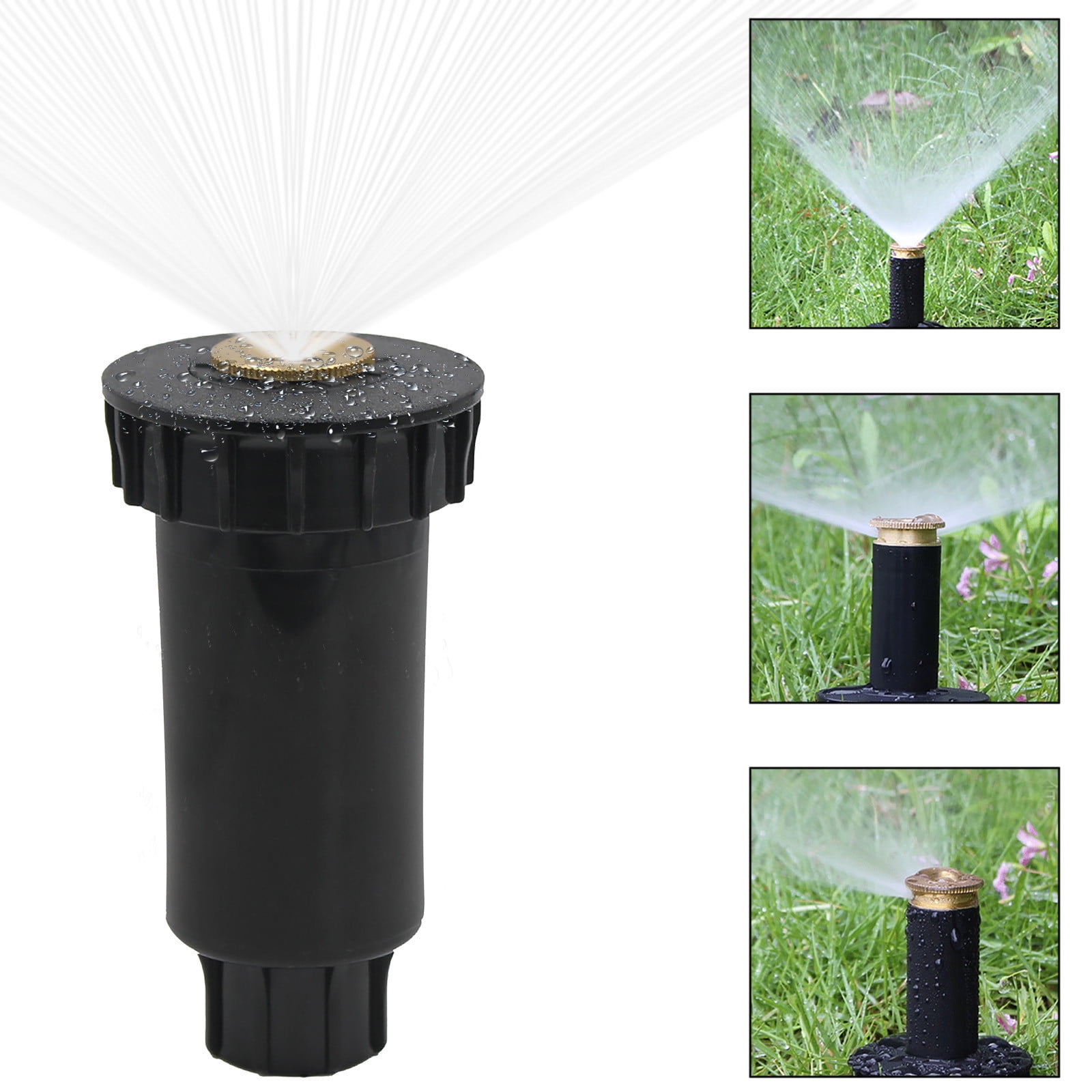 pdqouc Retractable Buried Telescopic Sprinkler Garden Water Irrigation ...