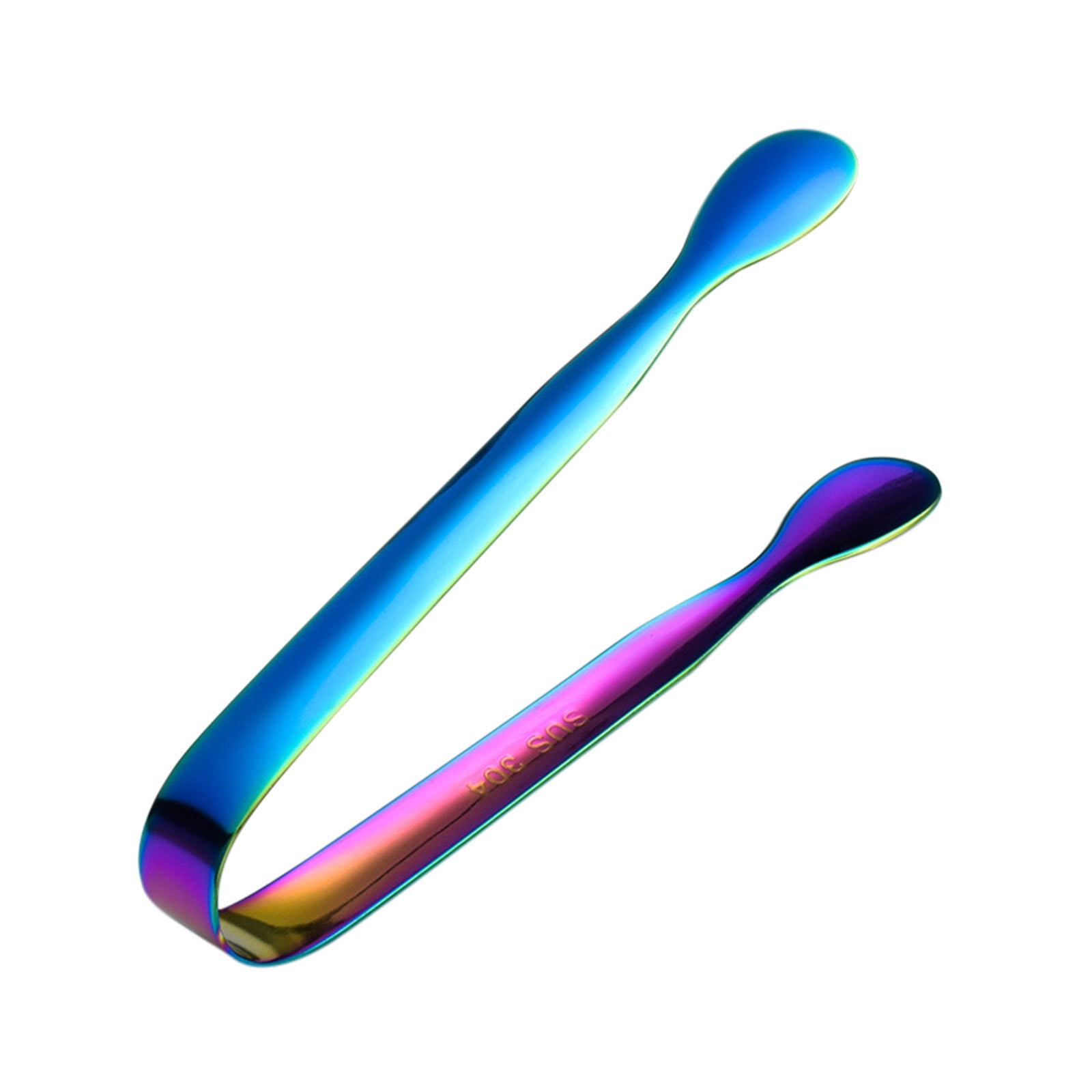 pdqouc Small Serving Tong Ice Tongs Mini Sugar Tongs Colorful Stainless ...