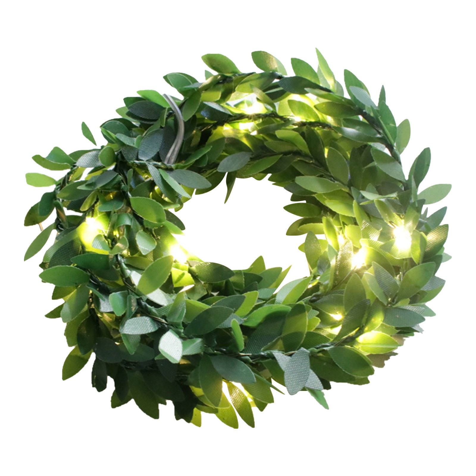 pdqouc String Lights Lvy Plant Rattan Artificial Green Leaf 20 LED ...