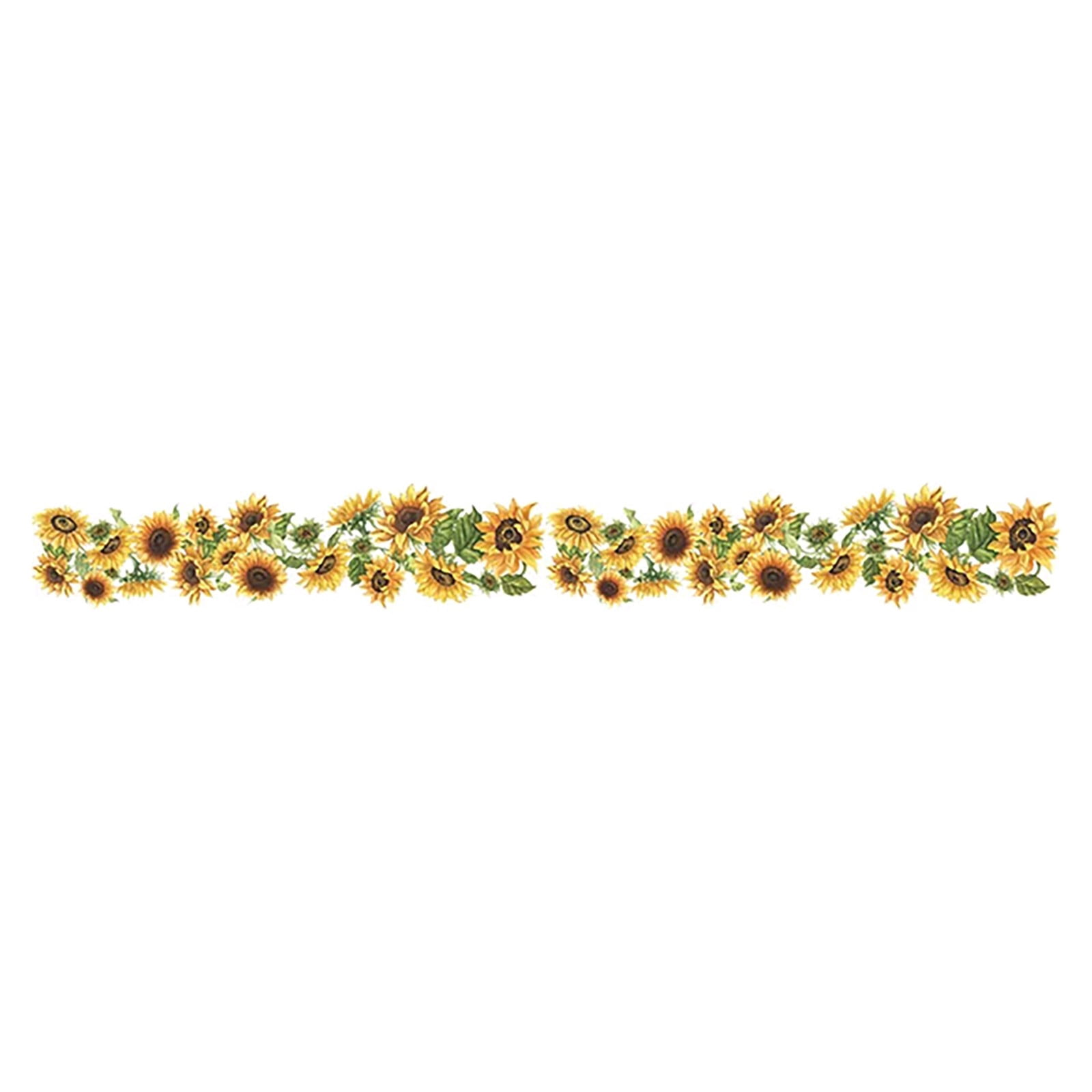 pdqouc Stylish Vintage Sunflower Stickers Yellow Sun Flower Sticker 45 ...