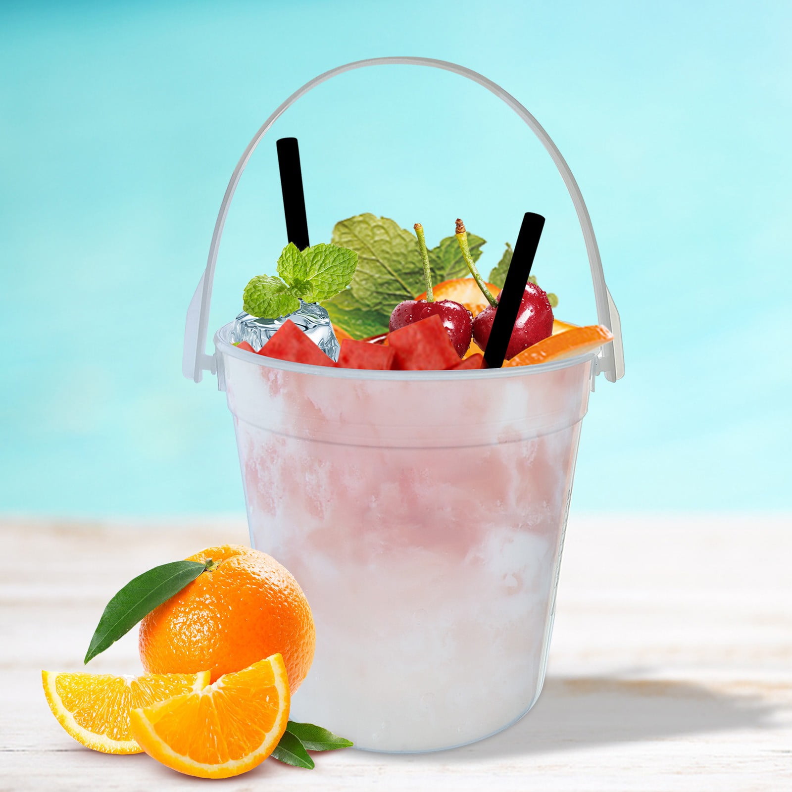 pdqouc Translucent Food Grade Plastic Buckets for Drinks Anything But A ...