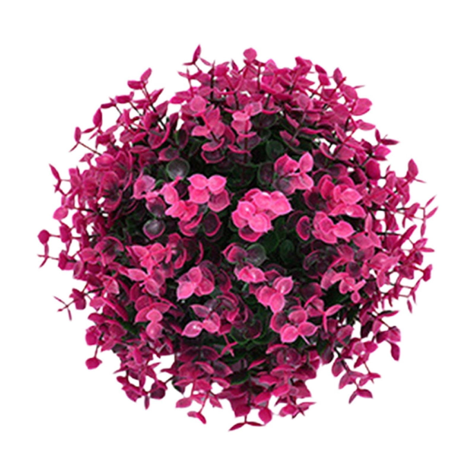 pdqouc Two Hemispheres Artificial Boxwood Topiary Plants for Outdoor ...