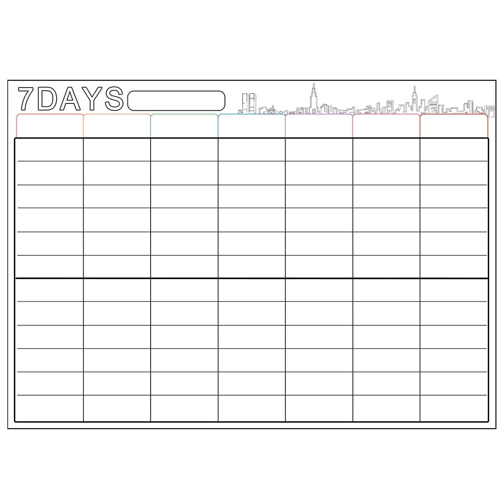 pdqouc Whiteboard Calendars for Refrigerator Family Notepad Daily ...