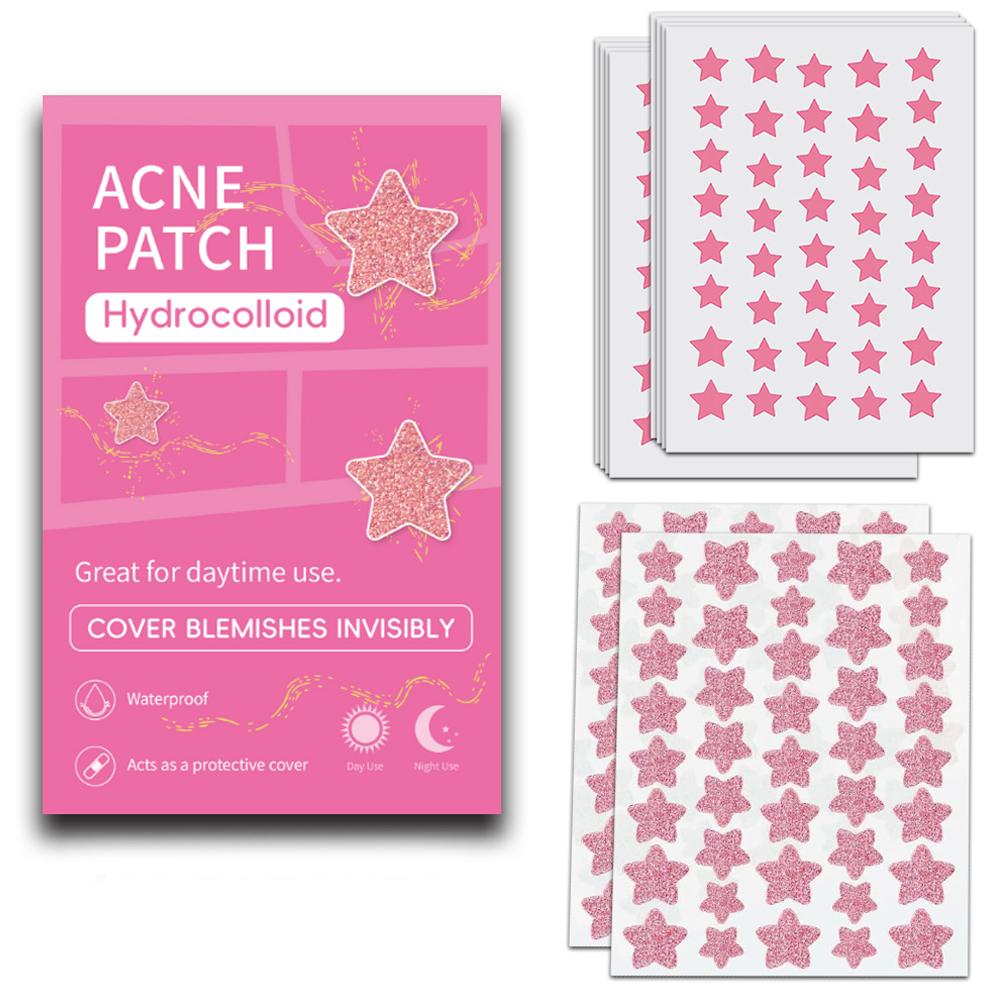 pe style pink 400pcs (D) $ Star glitter powder mixed pack acne patch ...