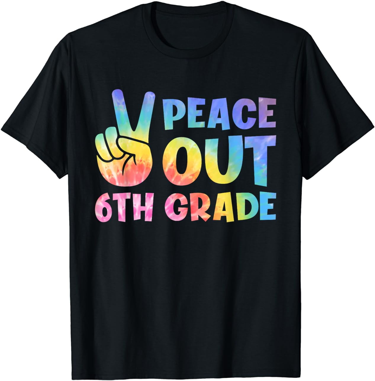 peace out 6th grade 2022 graduate happy last day of school T-Shirt ...