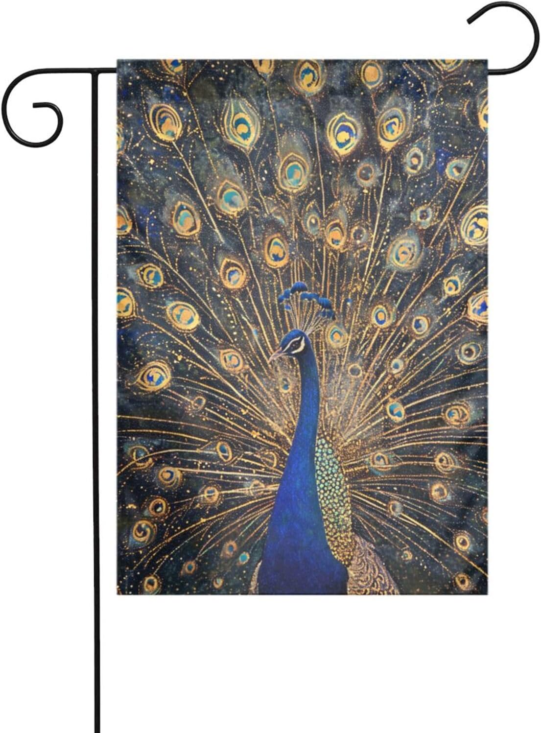 peacock feathersc Garden Flags Double Sided,Garden Flags for All ...