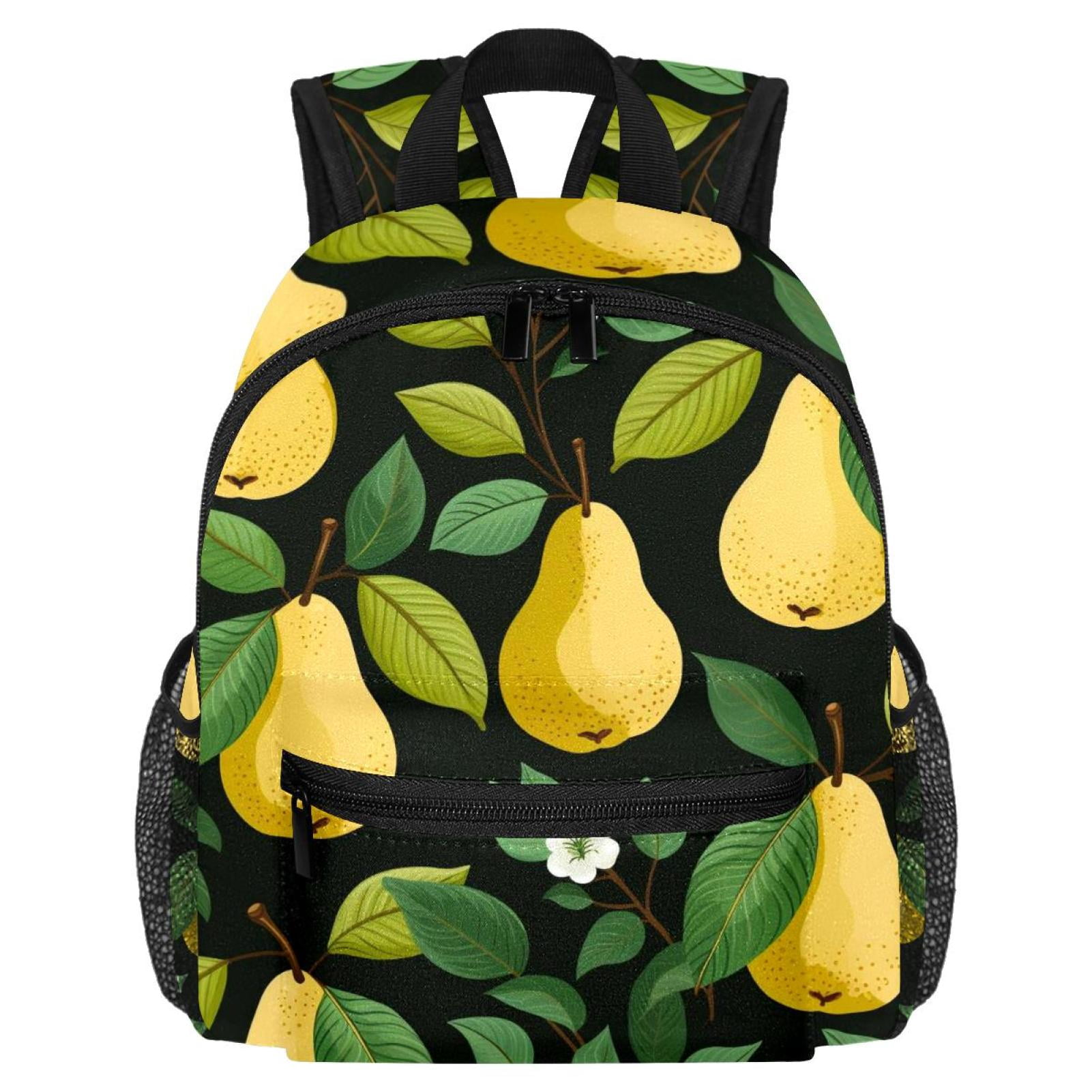 pear Cute Book Bag with Adjustable Shoulder Strap, Large Capacity ...