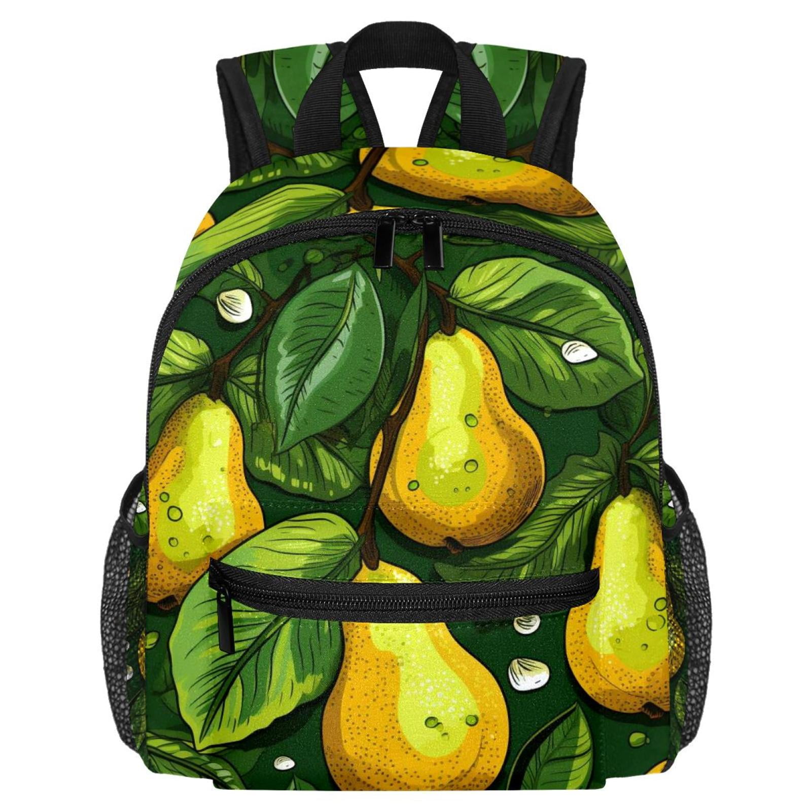 pear Cute Book Bag with Adjustable Shoulder Strap, Large Capacity ...