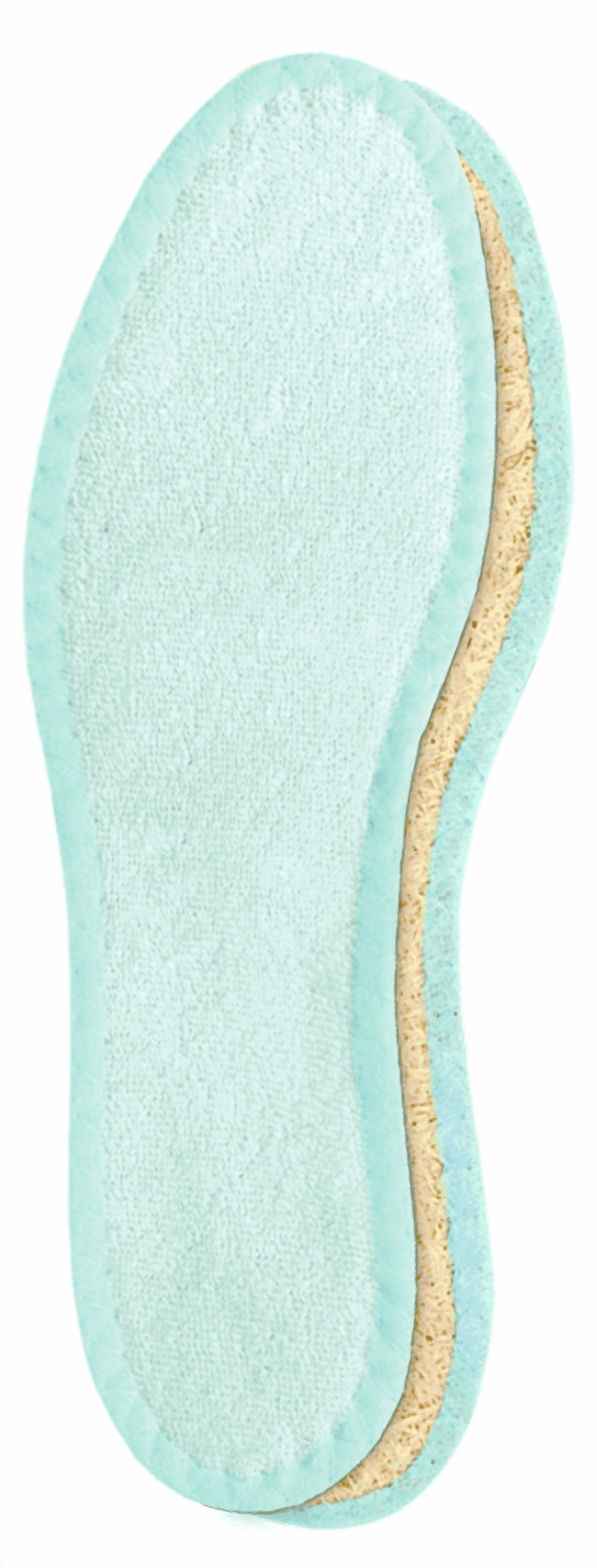 pedag® DEO FRESH Washable Insole Anti-Microbal Silver Natural Cotton ...