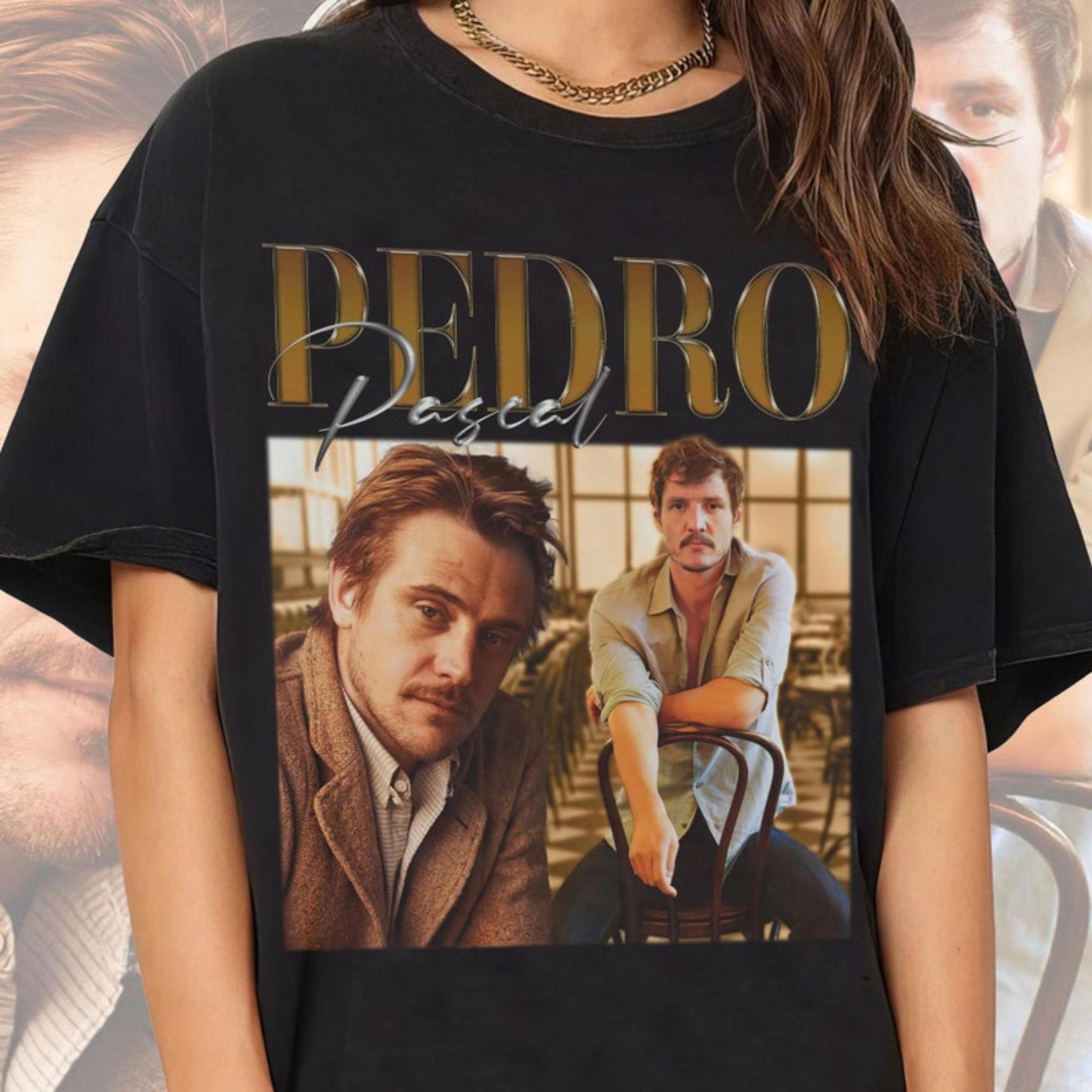 pedro pascal shirt vintage 90s style, MAXWAY, Unisex T-Shirts - Walmart.com