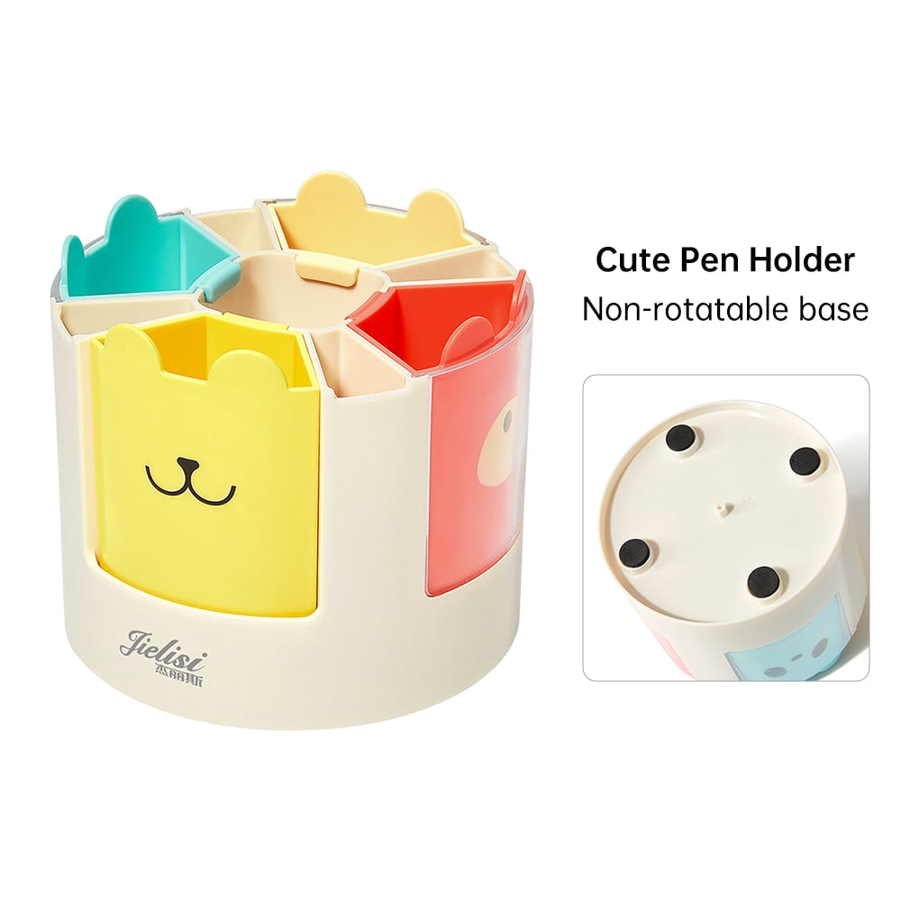 pen container,Stationery Supplies Cute Pen With 8 With 4 Removable ...