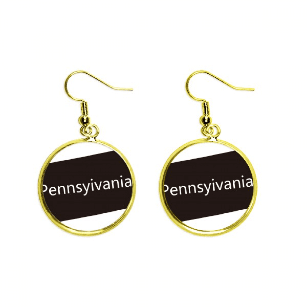 pennsylvania usa map outline earring dangle en drop earring jewelry ...