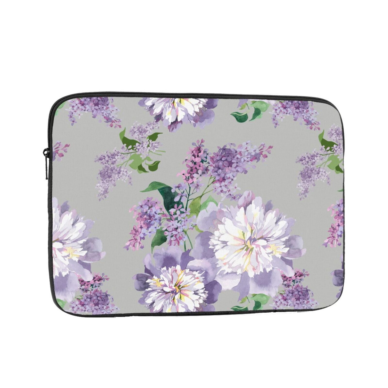 peonies lilac watercolor 13 inch Portable Laptop Sleeve Compatible with ...