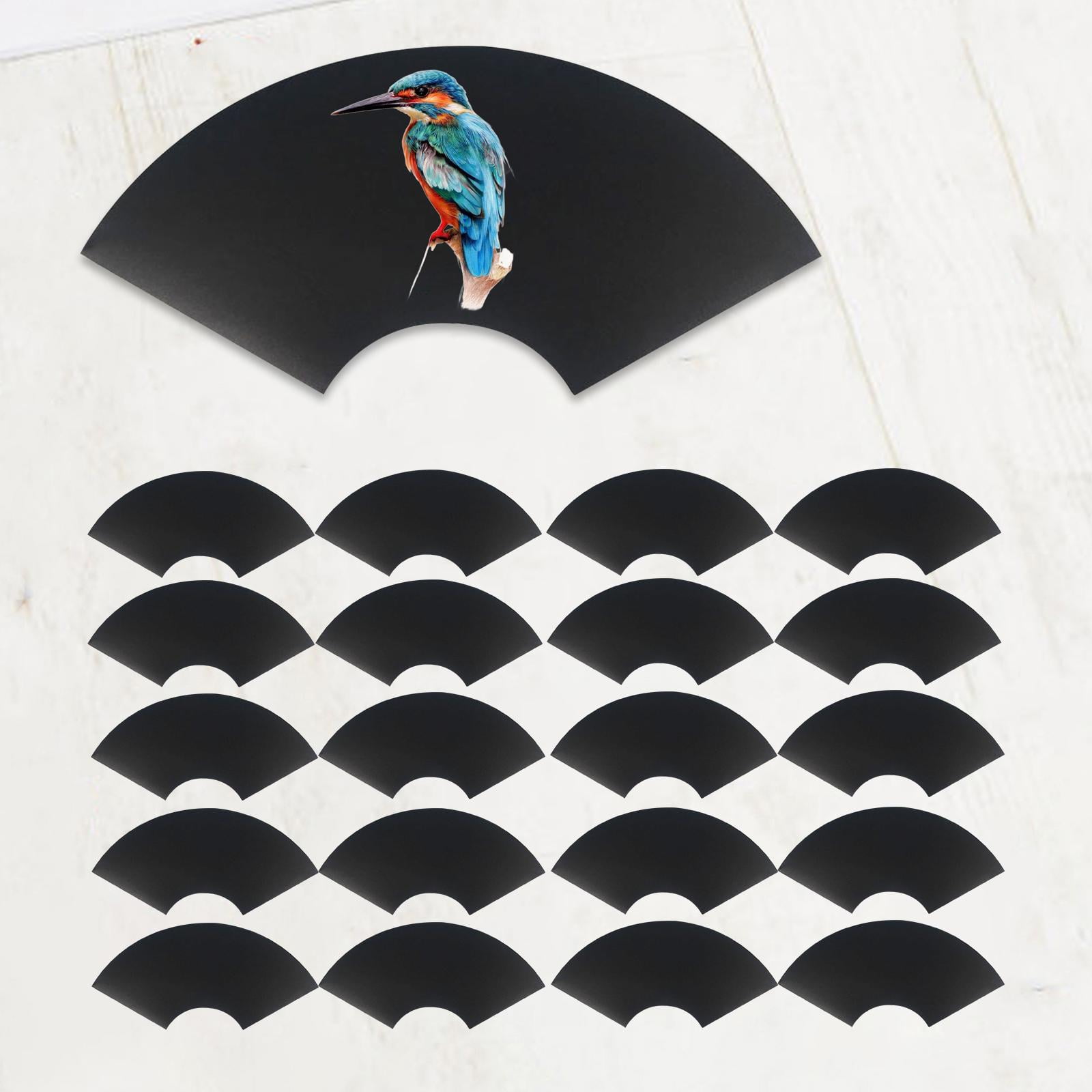 perfeclan 20x Fan Shaped Paper Sheets Sketching Paper Painting Cutout ...