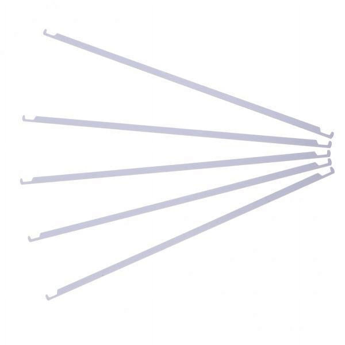 perfeclan 2xMetal Hanging File Bars Folder Metal Rods Office Organizer ...