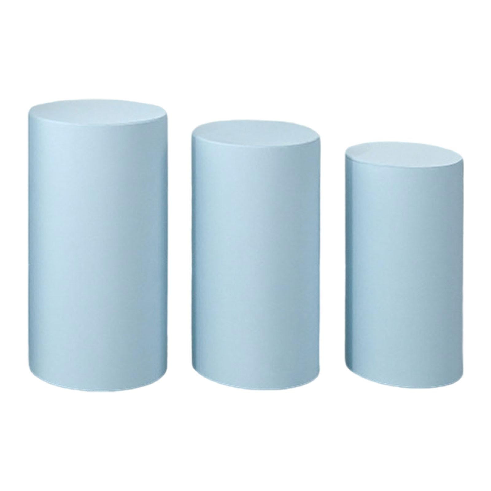 perfeclan 3 Pieces Cylinder Plinth Stand Covers,Cylinder Plinth Covers ...