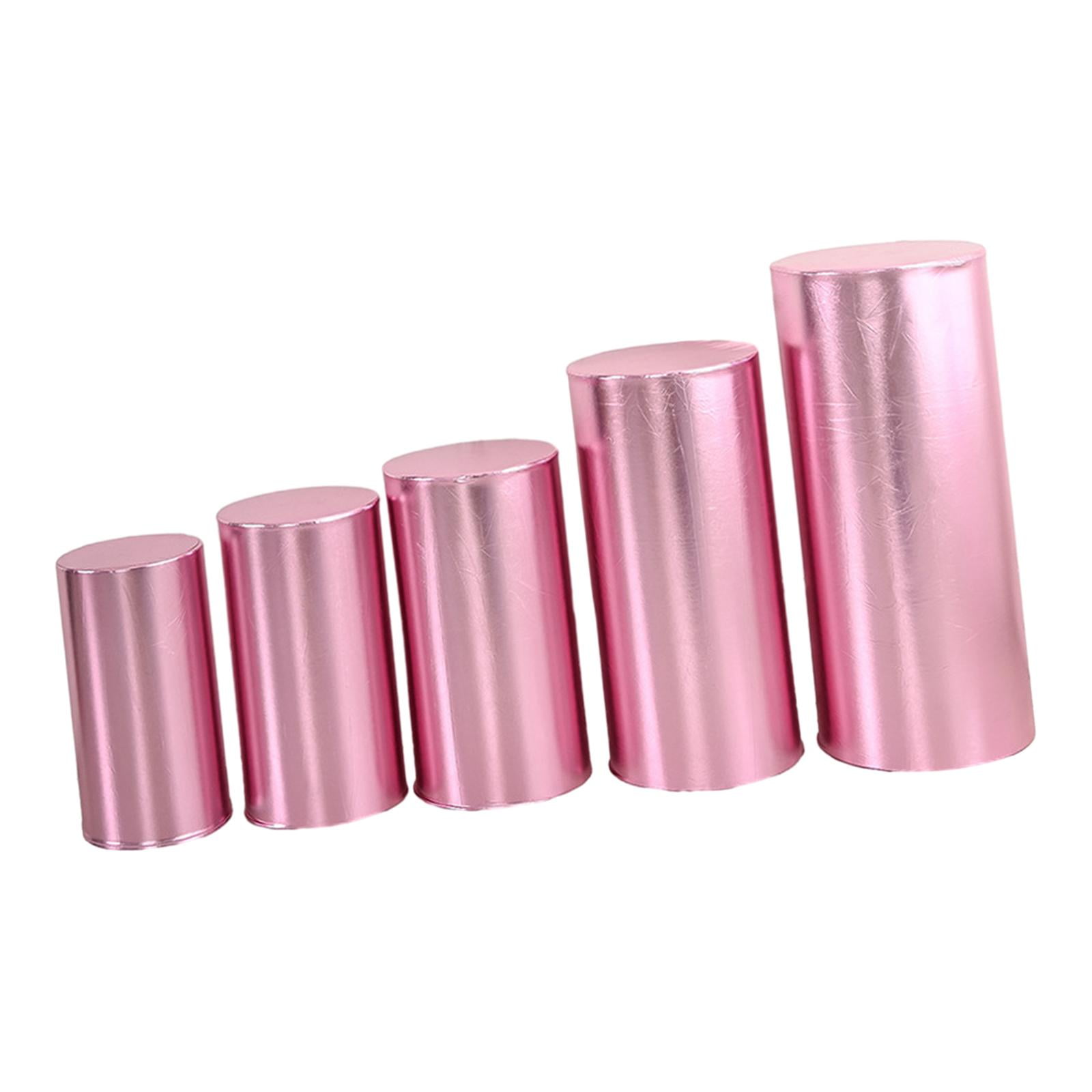 perfeclan 5Pcs Cylinder Dessert Pedestal Covers Plinth Stand Pillar ...