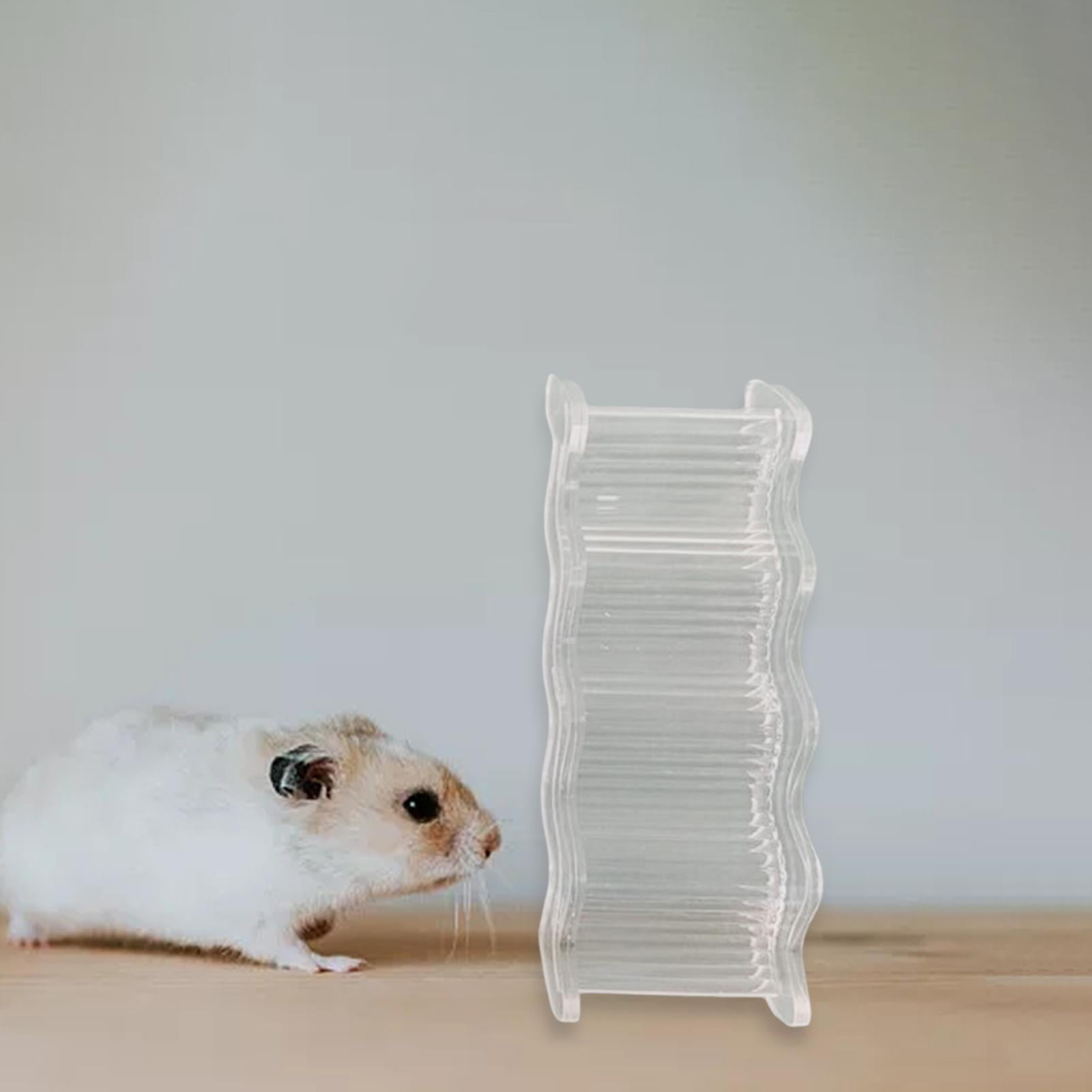 perfeclan Acrylic Ladder Bridge Hamster Climbing Toy Clear Decor ...