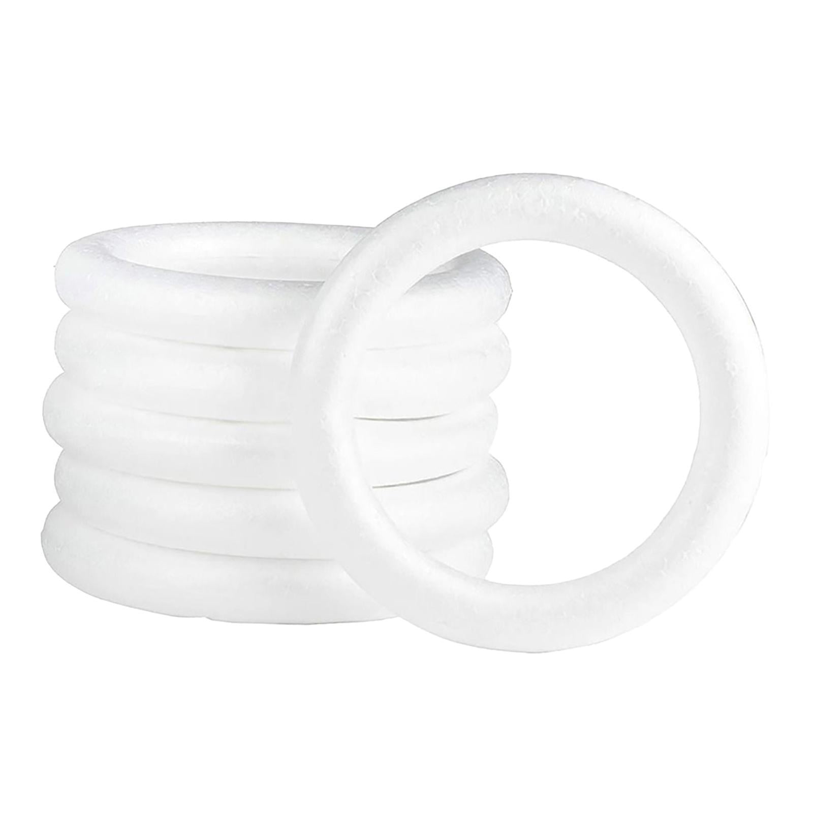 perfeclan Foam Wreath Rings Round Rings Desktop Flower Arrangement Foam ...