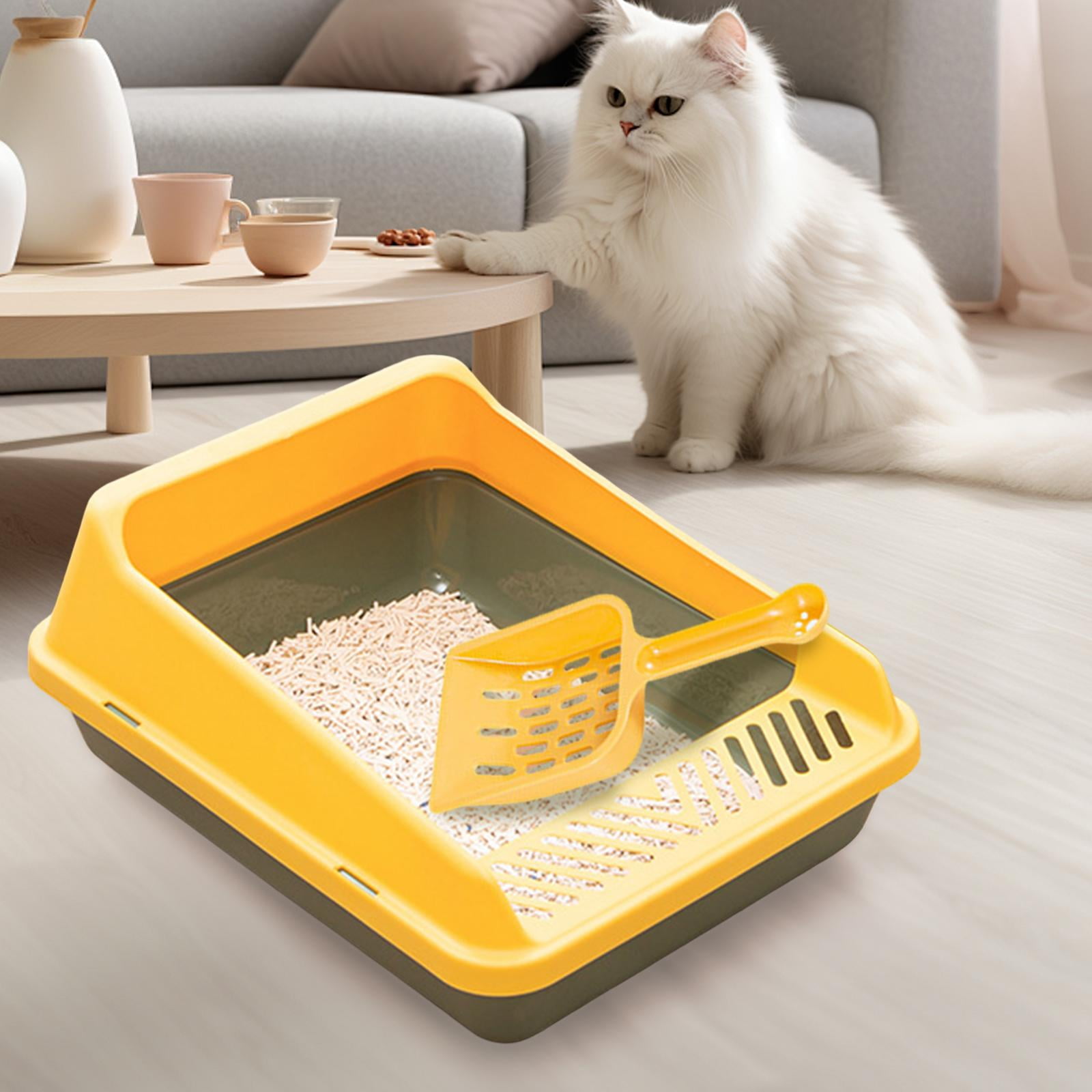 perfeclan High Sided Cat Litter Box, Open Cats Litter Tray, Bedpan for ...
