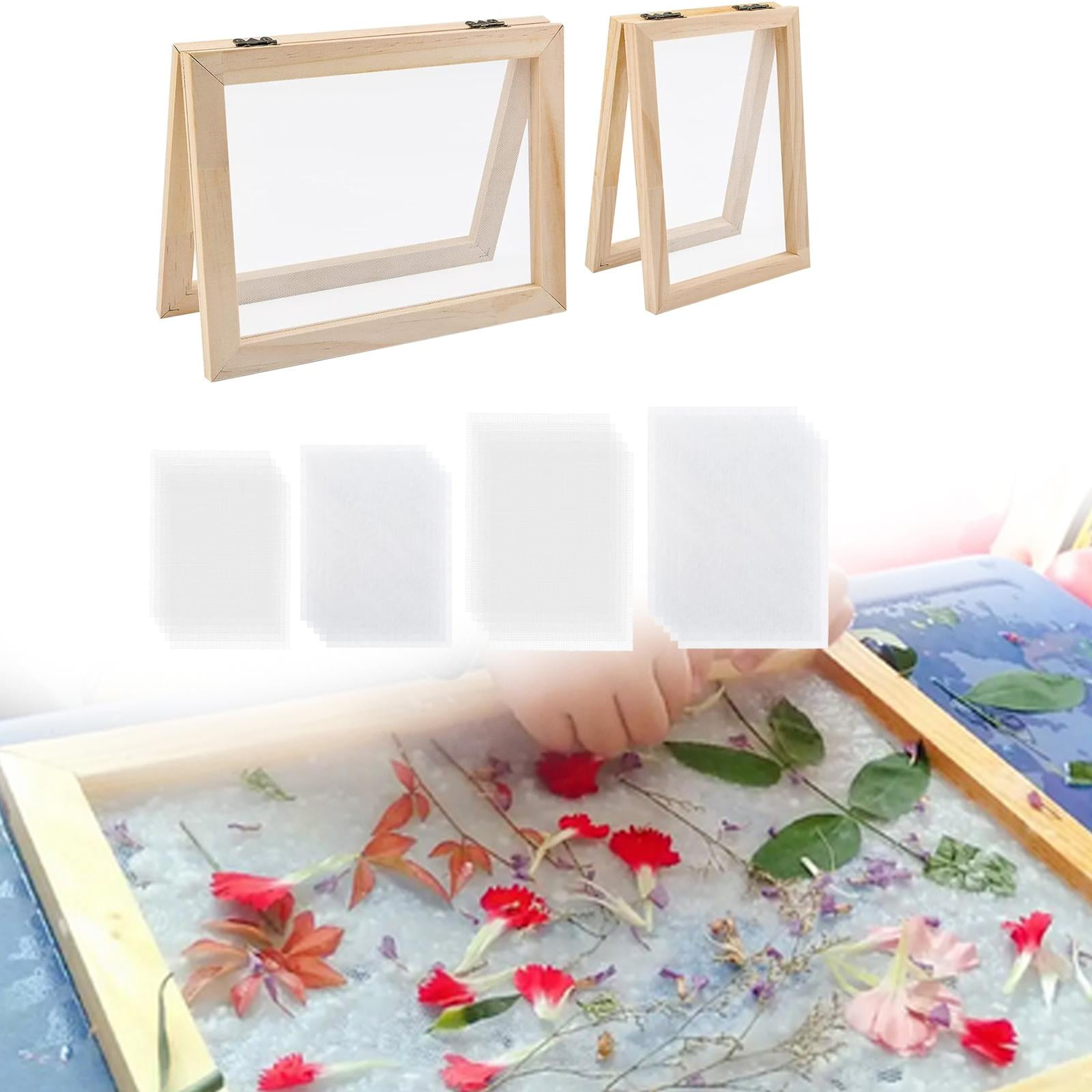 perfeclan Paper Making Frame Wooden Paper Making Screen Kids Arts ...